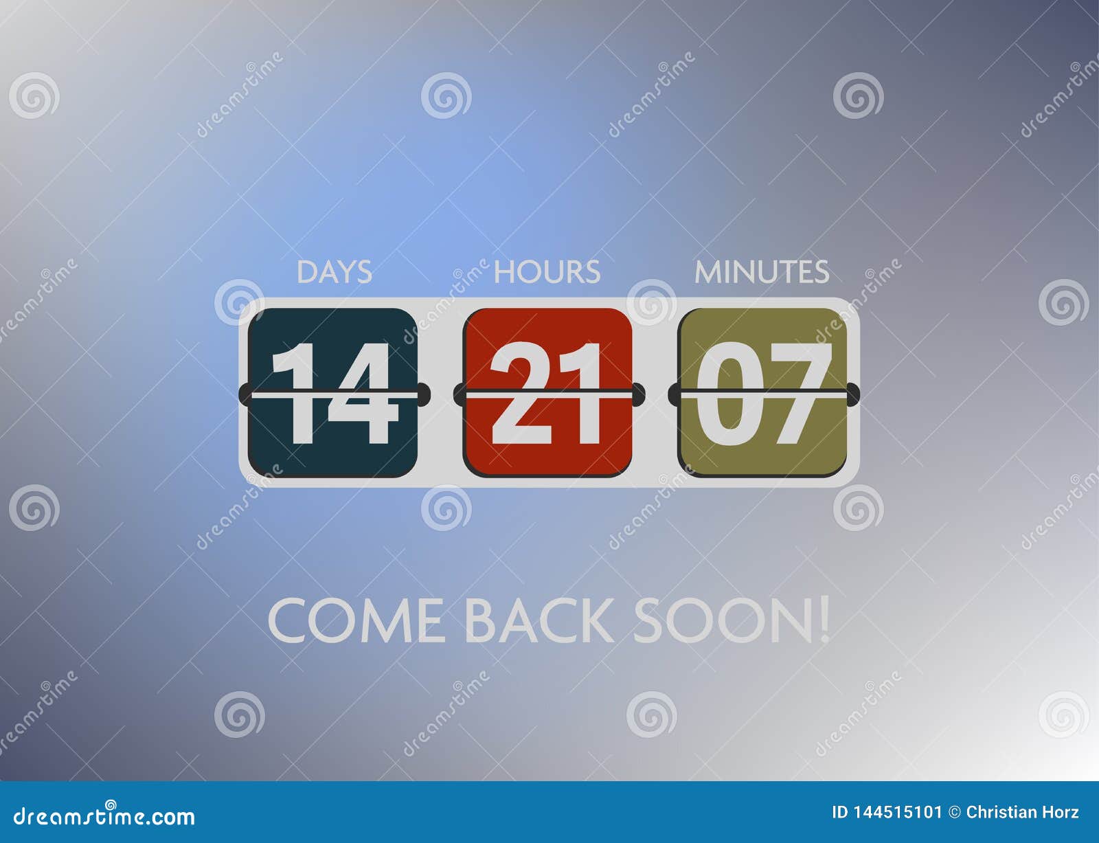 Countdown Timer with Days, Hours, Minutes Template Stock Vector ... Countdown Timer with Days, Hours, Minutes Template Stock Vector ...
