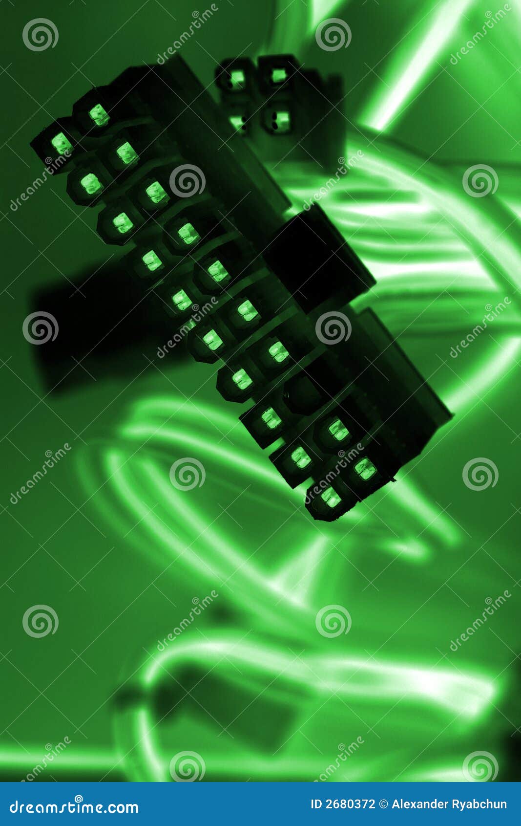 Fils D'ordinateur De Couleur Photo stock - Image du électrique ...