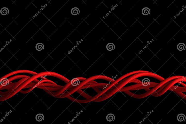 Fils rouges abstraits illustration stock. Illustration du internet ...