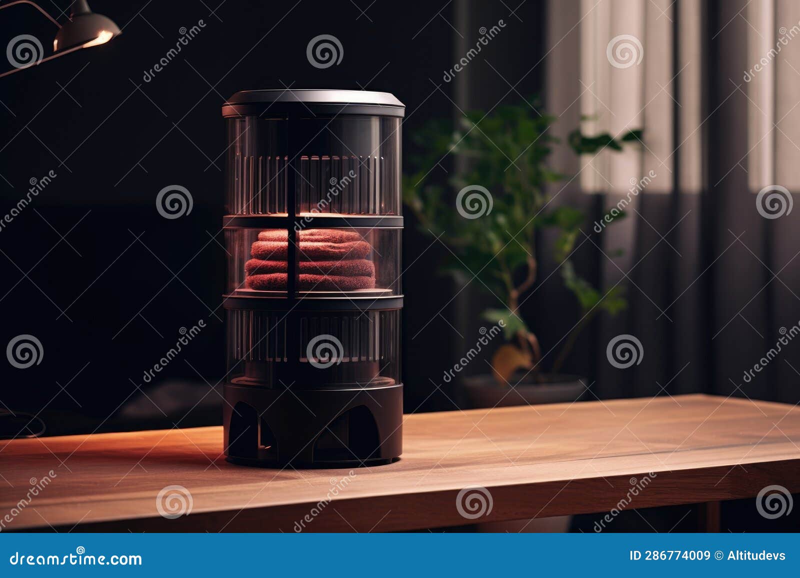 Filter Change Process in a Modern Air Purifier Stock Image - Image of ...