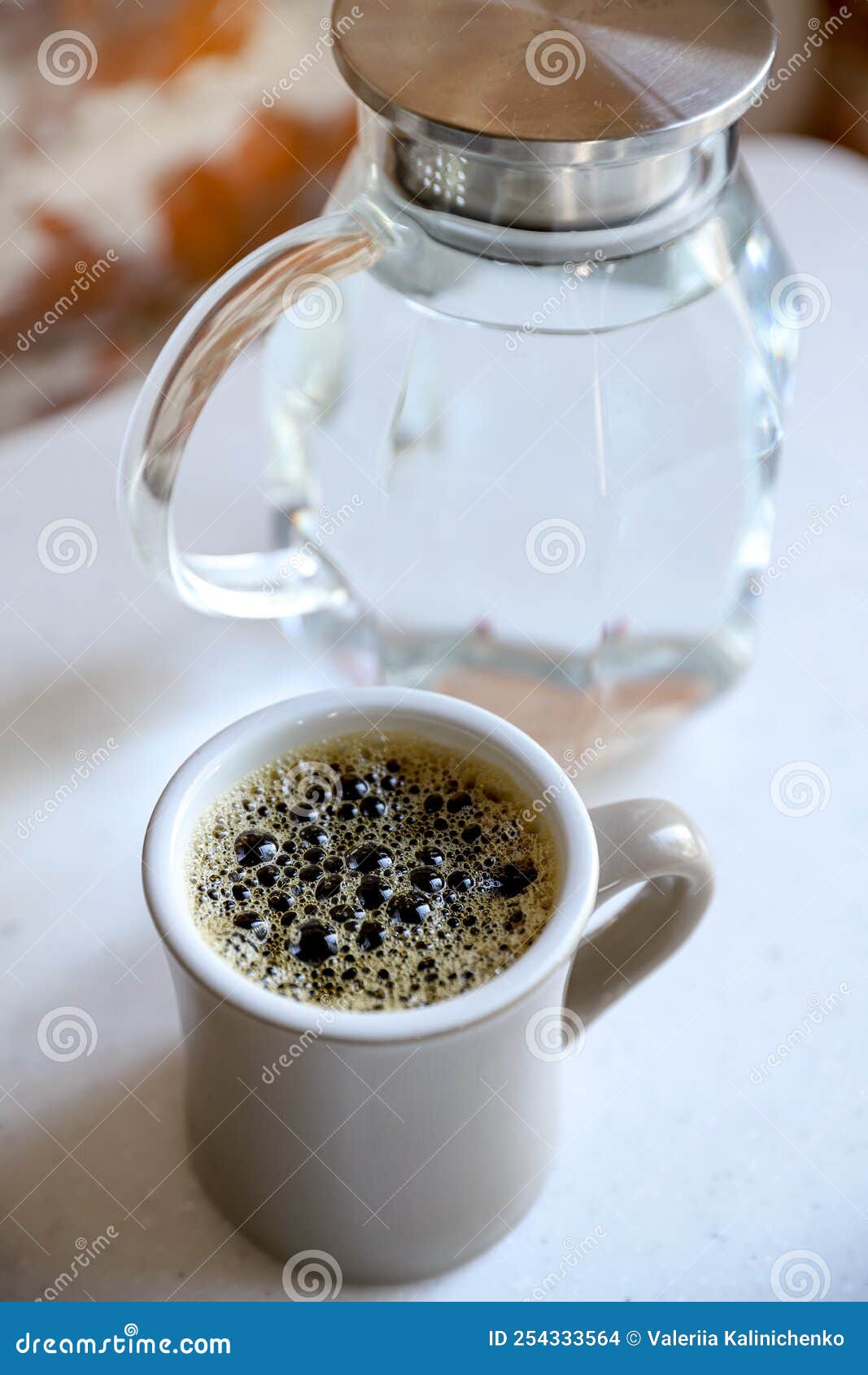 A Filter Coffee Cup for Breakfast Served in a Third-wave Coffee-shop ...