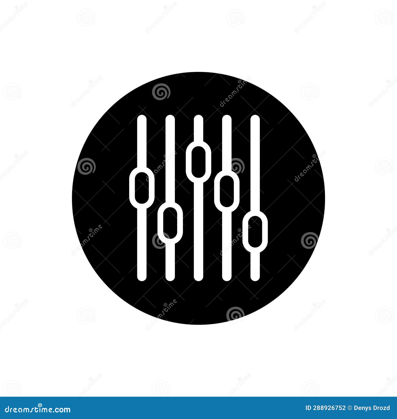 Filter Control Icon Vector Set. Adjustment Illustration Sign. Mixer ...