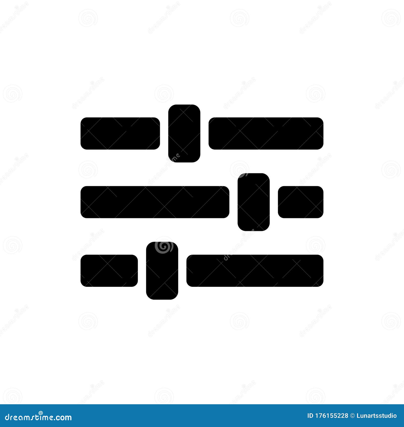 Filter Control Isolated Minimal Icon. Settings Line Icon for Websites ...