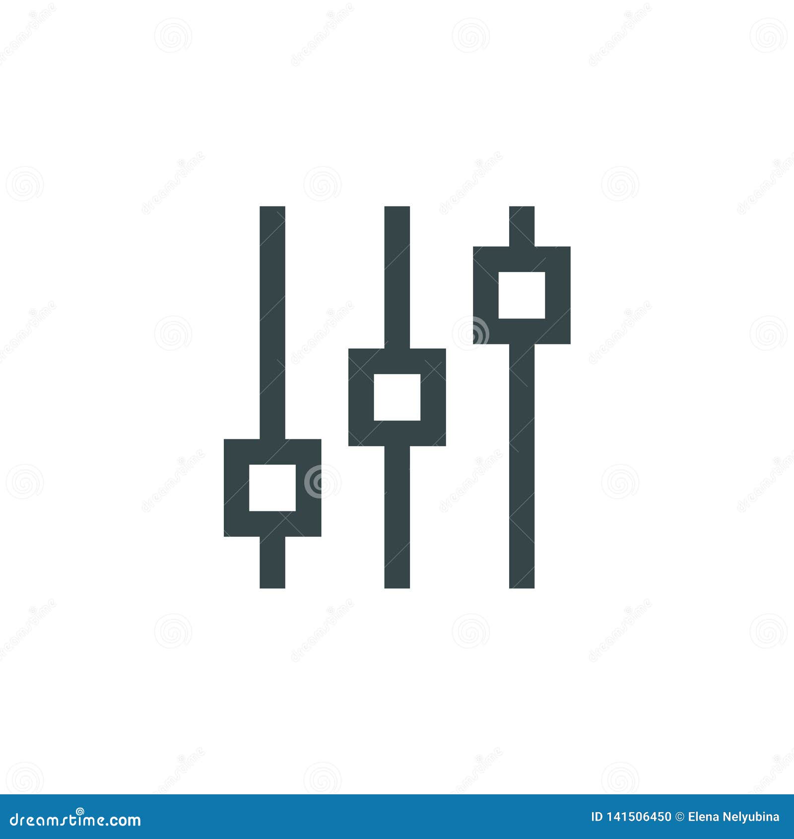 Filter Control, Settings Icon. Illustration for Websites and Mobile ...