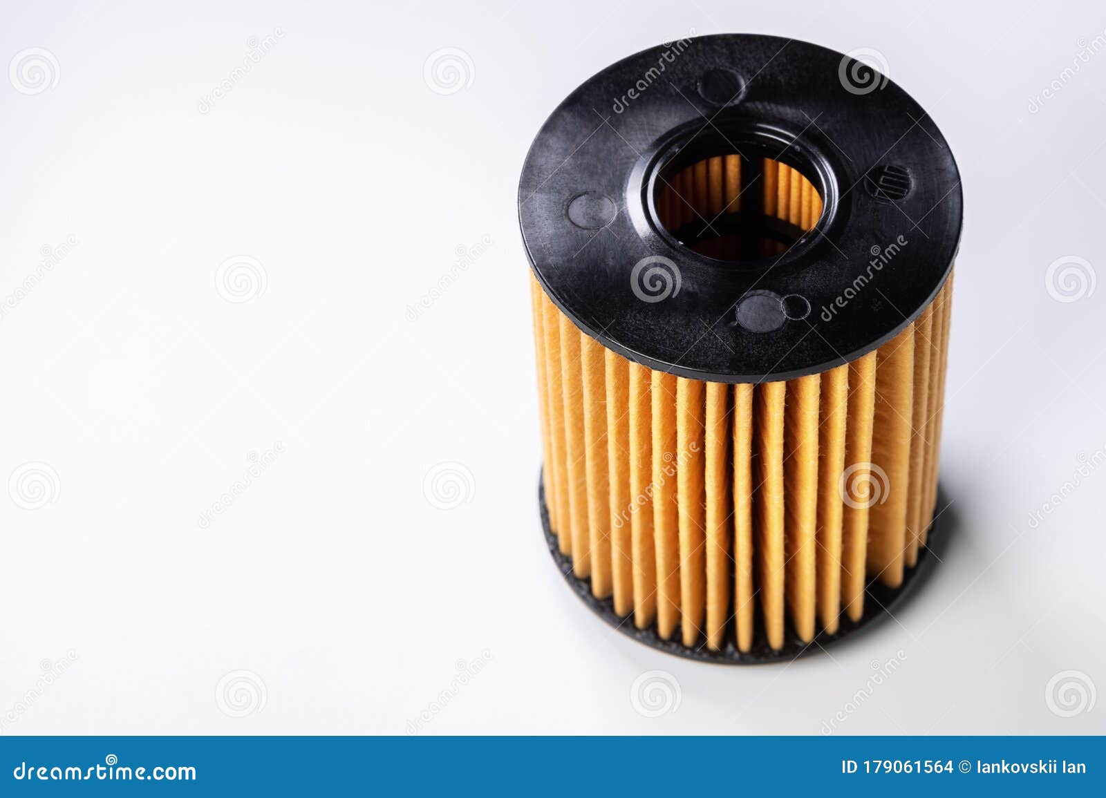The Filter Element of a New Oil Filter. New Spare Parts for an Internal ...
