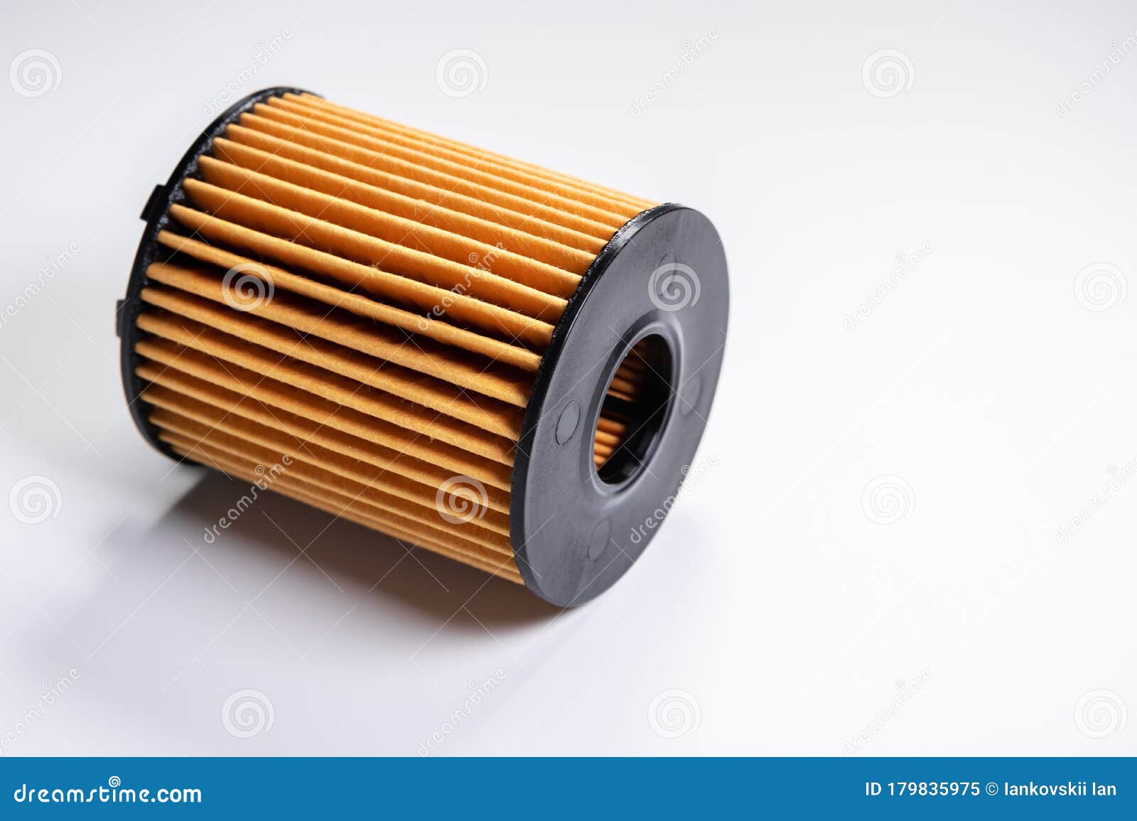 The Filter Element of a New Oil Filter. New Spare Parts for an Internal ...