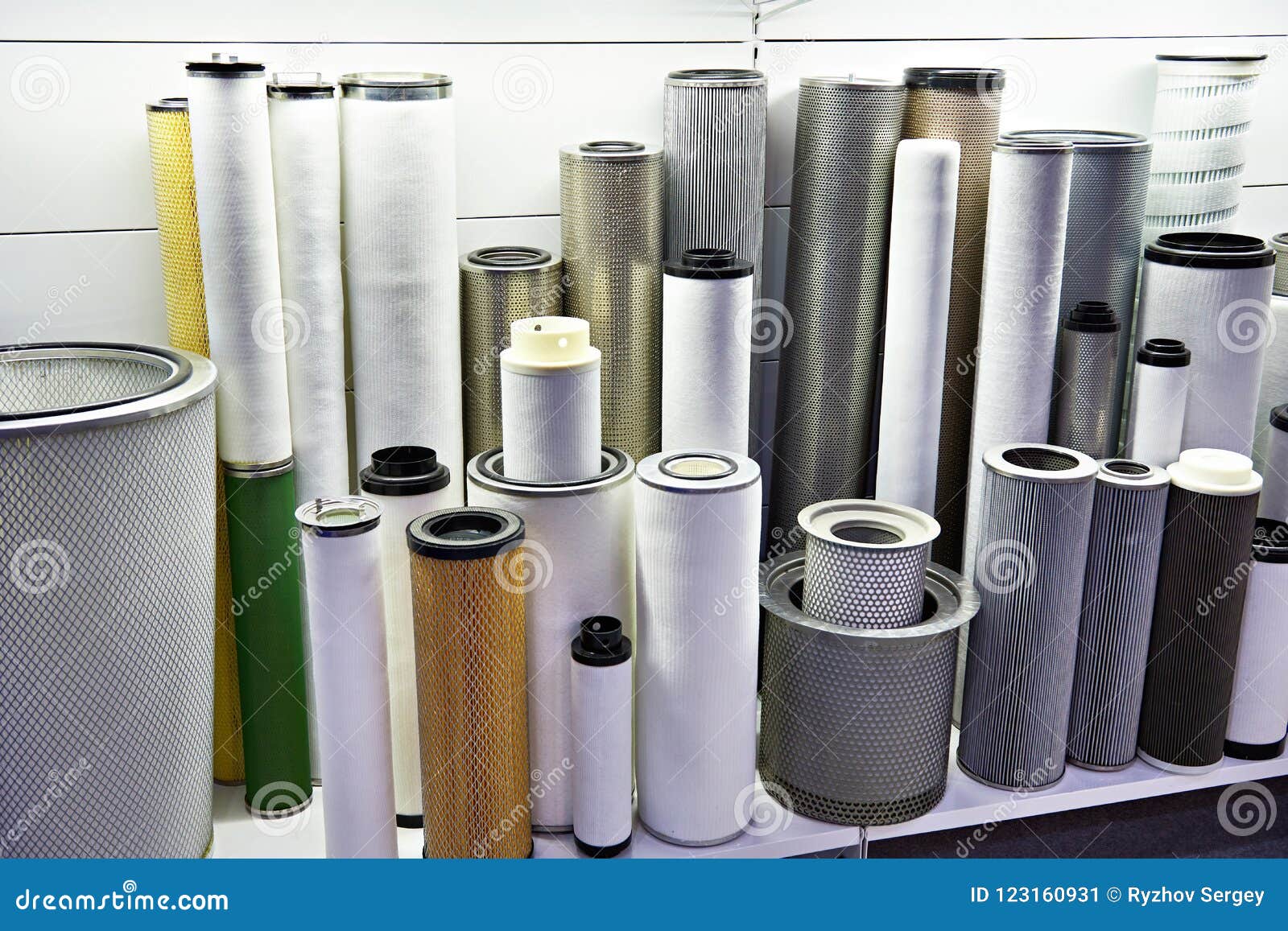 Filter Elements for Industrial Stock Image - Image of machine, paper ...