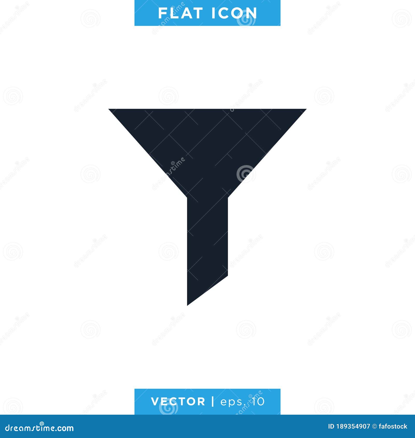 Filter, Funnel Icon Vector Design Template Stock Vector - Illustration ...