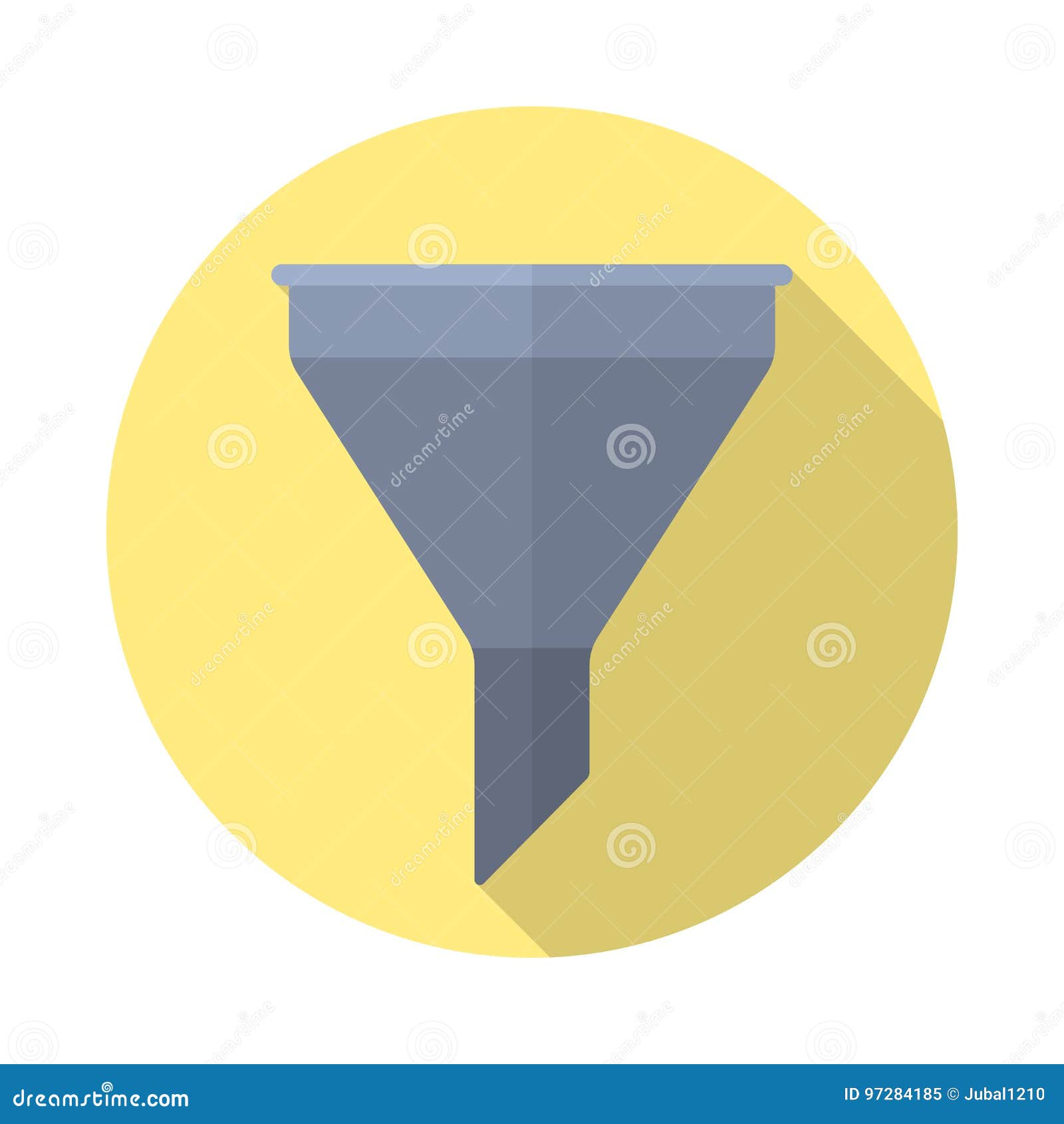 Filter icon stock vector. Illustration of icon, container - 97284185