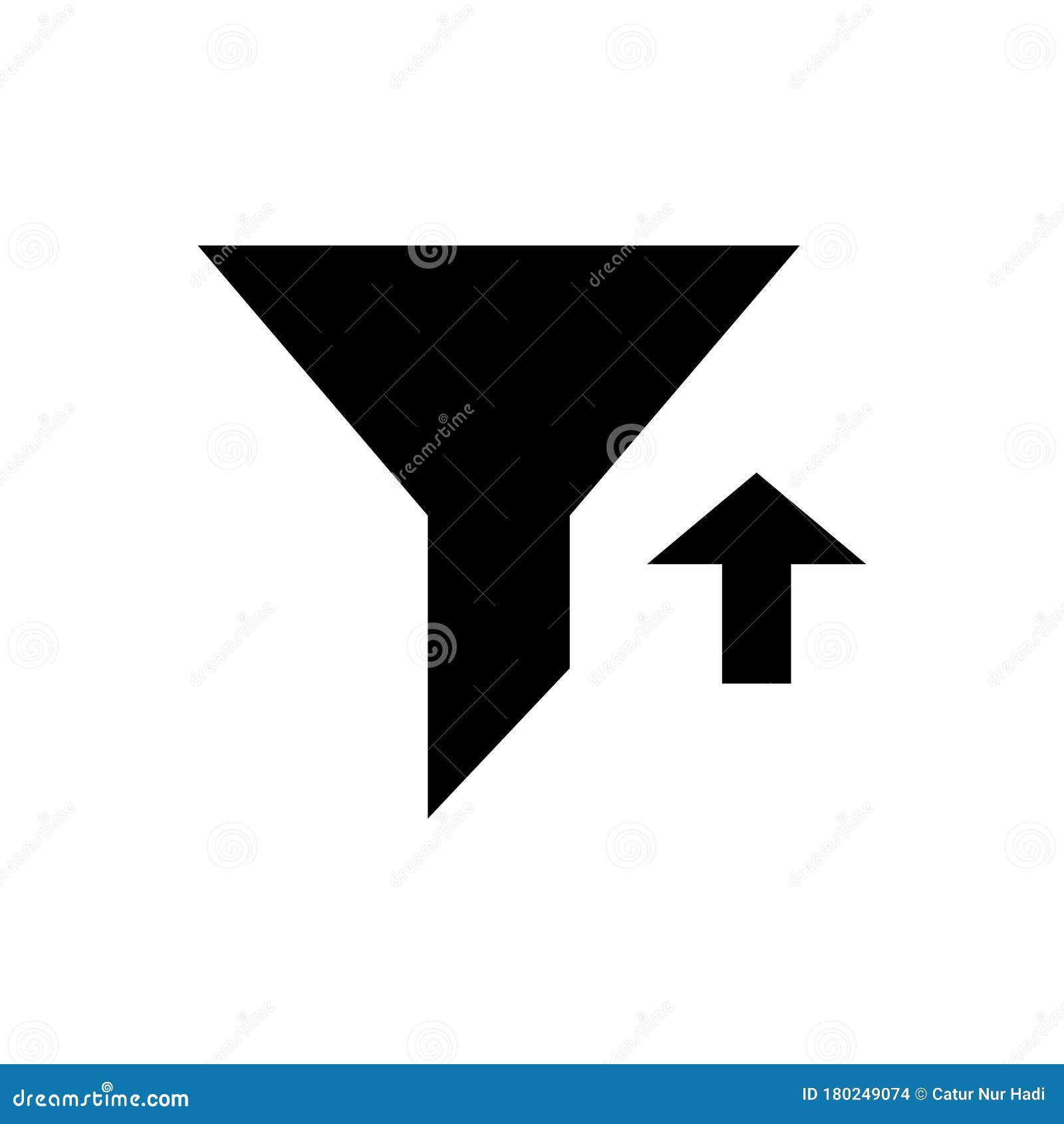 Filter Icon Flat Vector Template Design Trendy Stock Vector ...