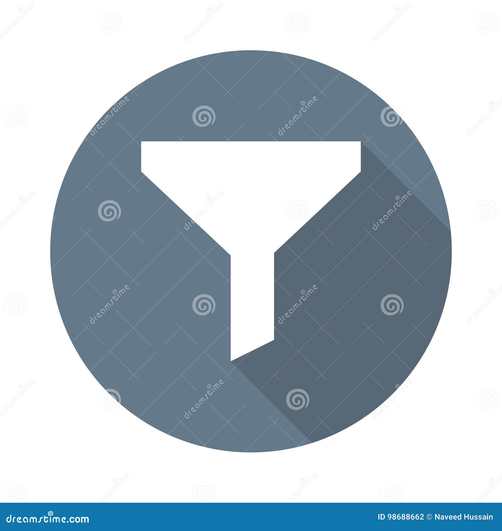 Filter icon stock illustration. Illustration of icon - 98688662
