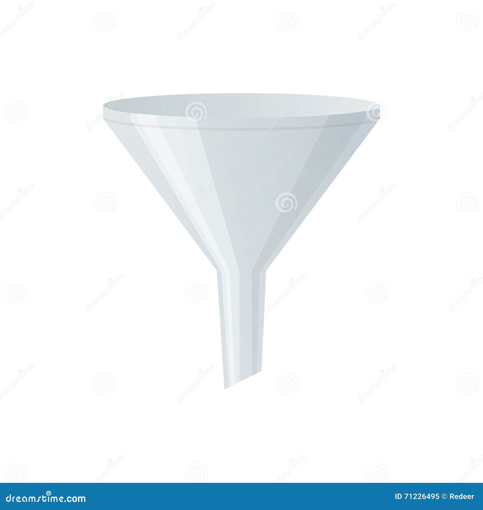 Filter Icon Illustration. Isolated Filter Funnel on White Background ...