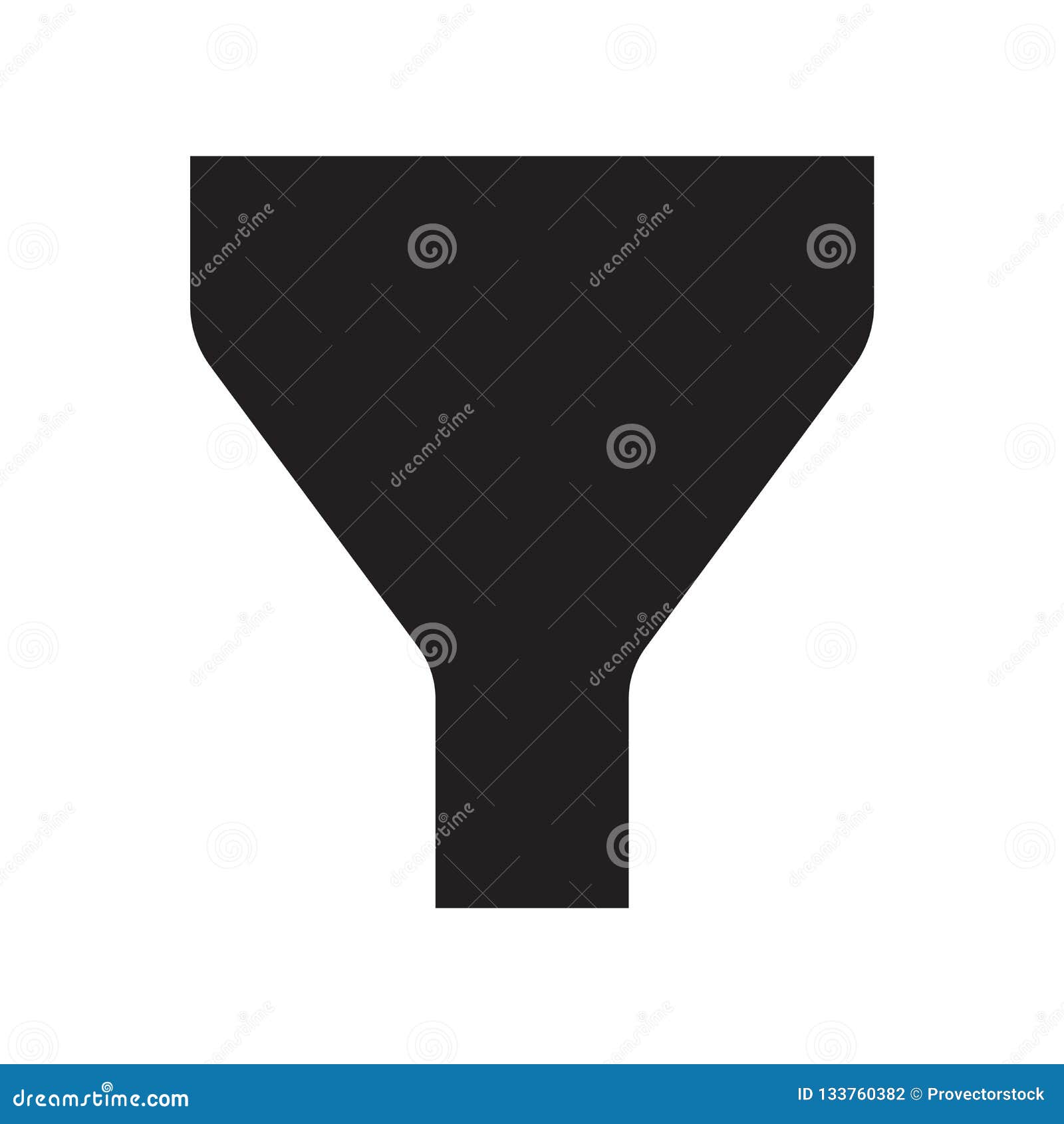 Filter Icon Vector Sign and Symbol Isolated on White Background, Filter ...