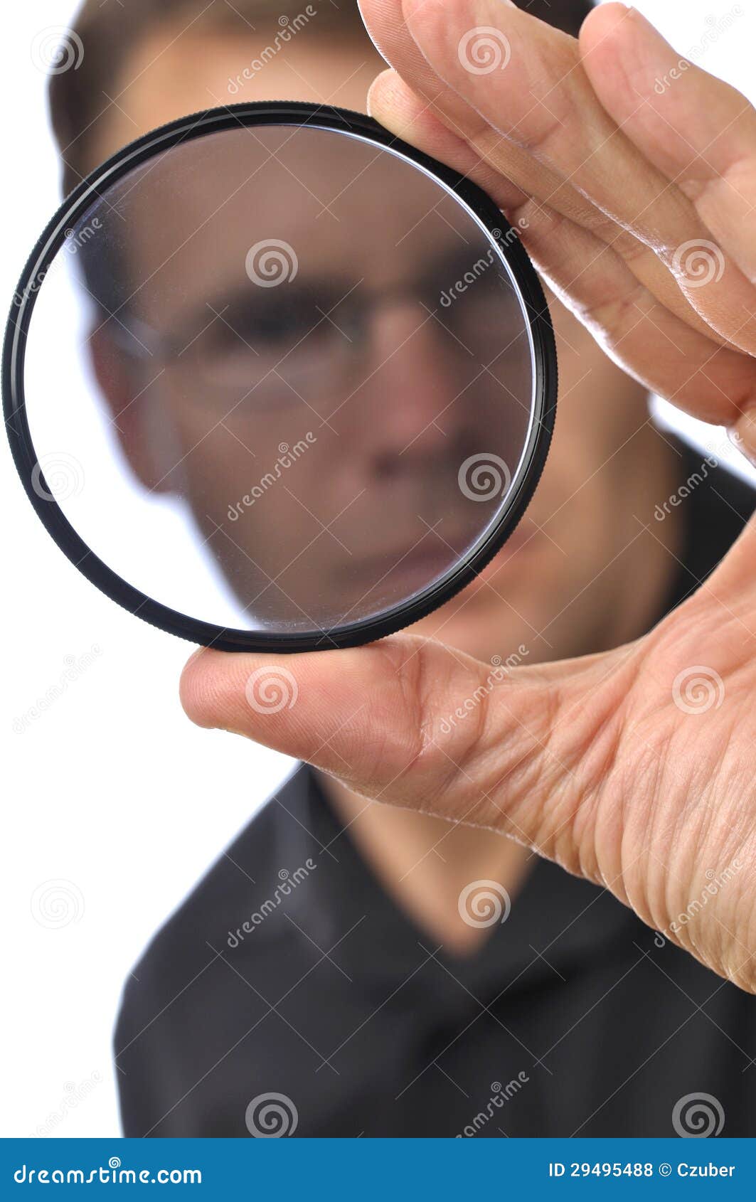 Filter inspection stock photo. Image of background, polarizer - 29495488