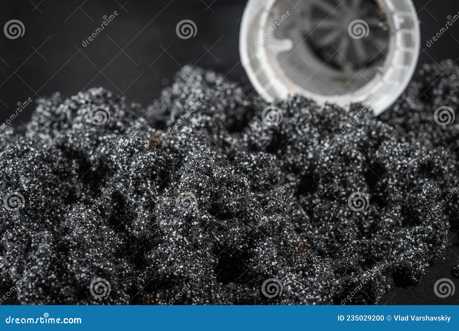 Filter Material for Water Filter Against Organic Pollution Stock Photo ...