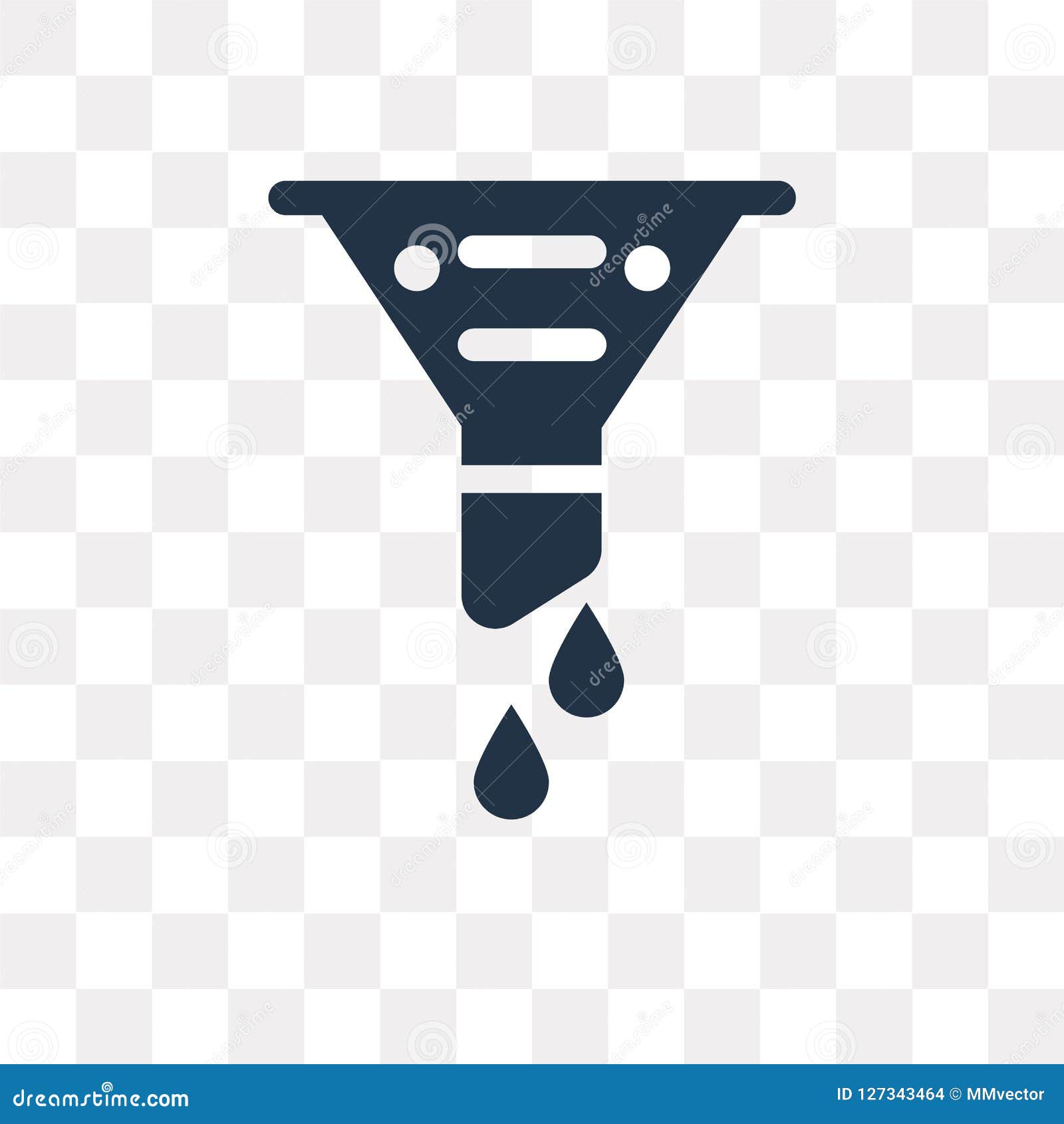 Filter Vector Icon Isolated on Transparent Background, Filter T Stock ...