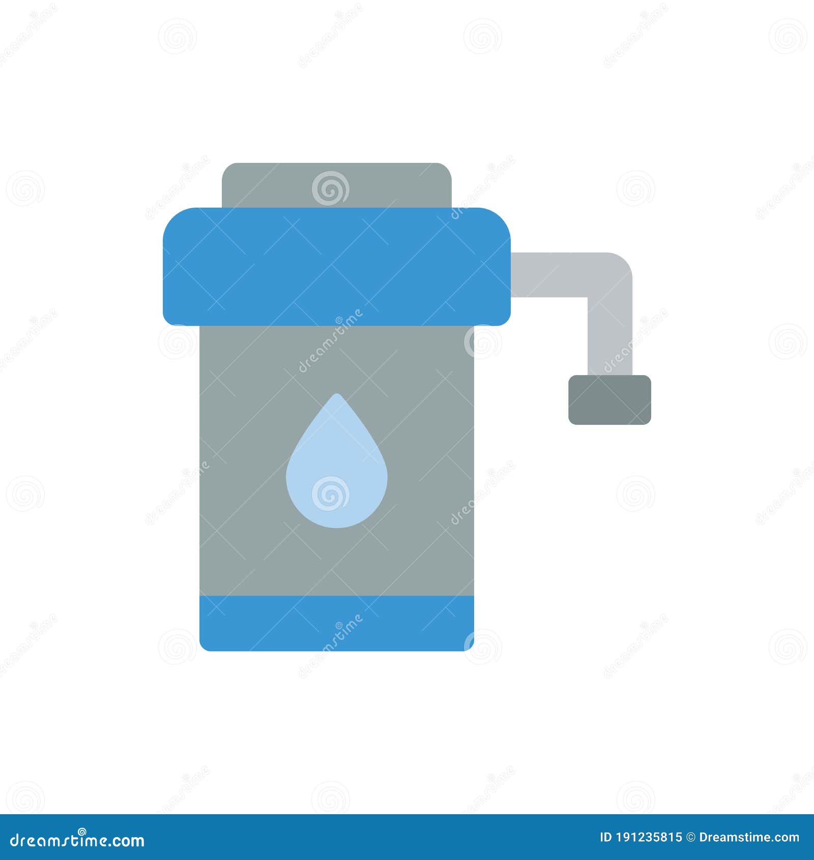 Filter, Water Icon. Simple Color Vector Elements of Aqua Icons for Ui ...