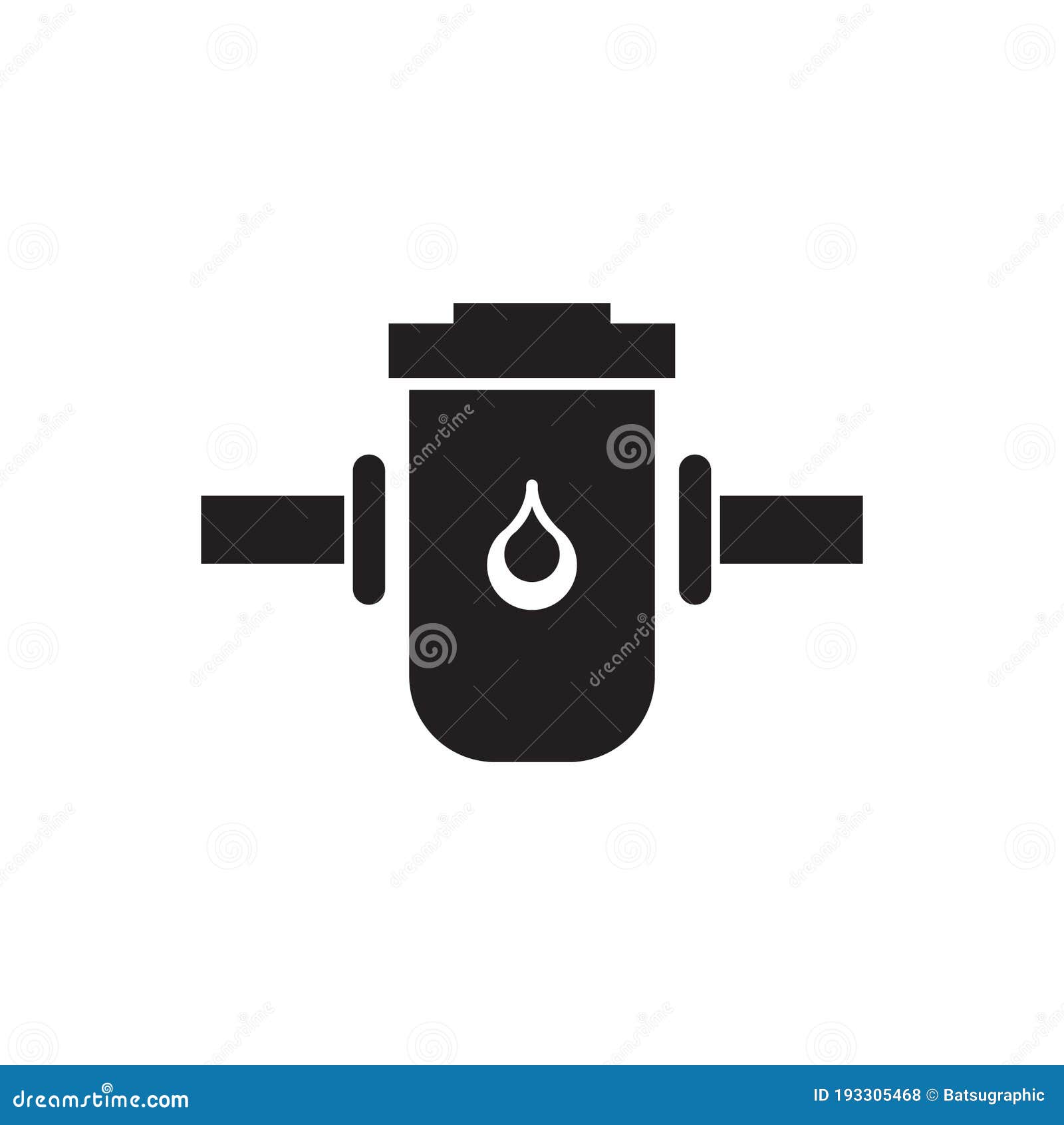 Filter Water Vector Icon Logo Design Stock Vector - Illustration of ...