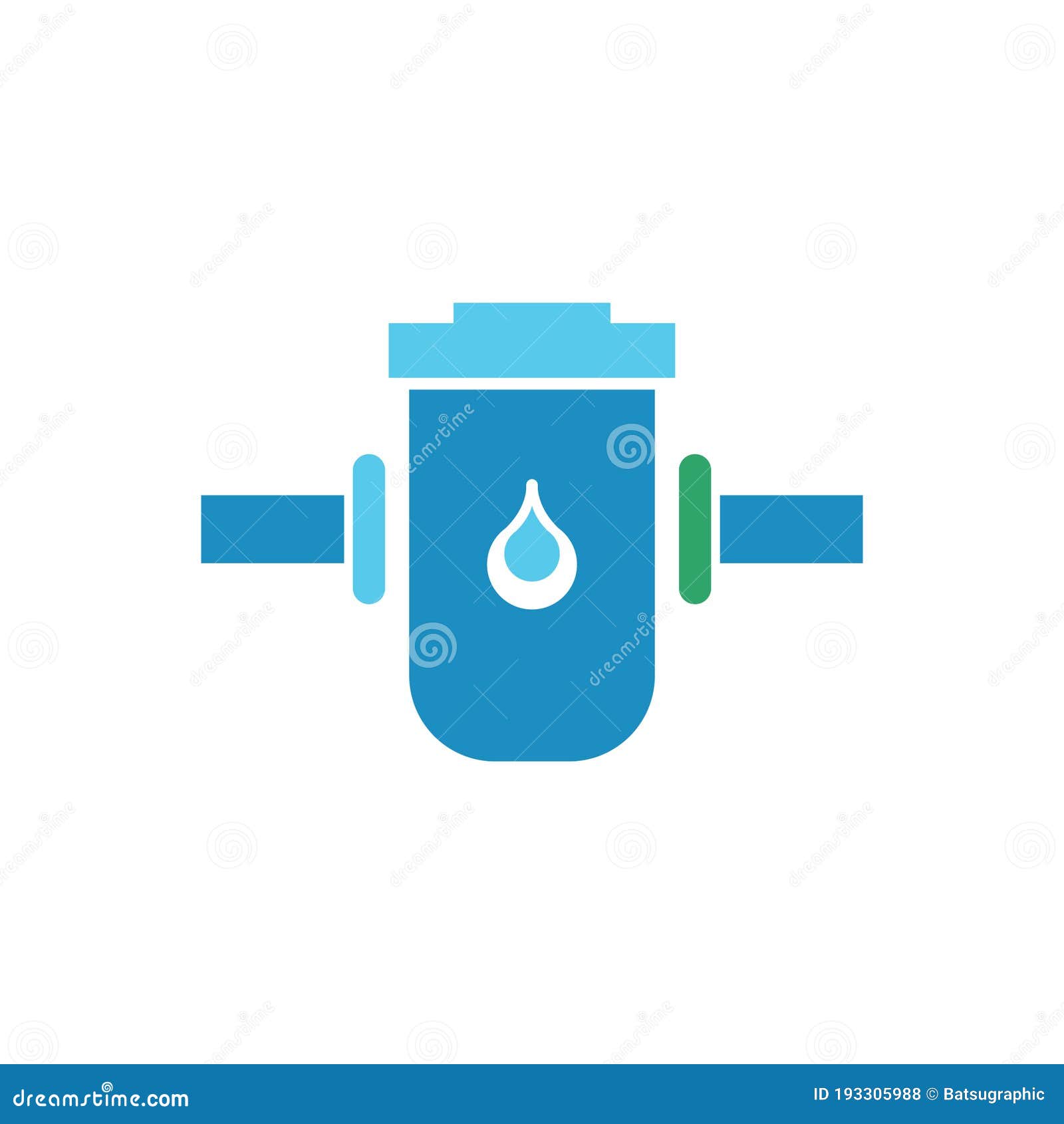Filter Water Vector Icon Logo Design Stock Vector - Illustration of ...