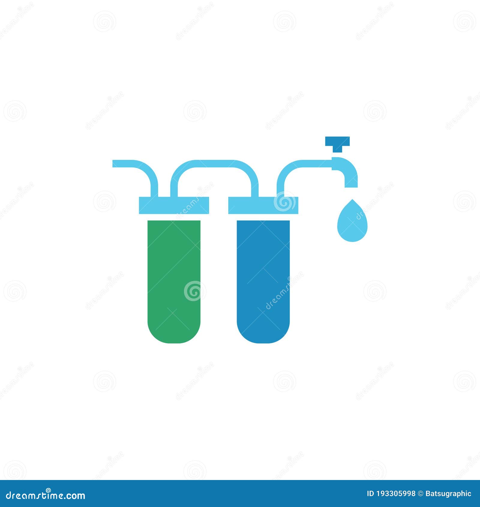 Filter Water Vector Icon Logo Design Stock Vector - Illustration of ...