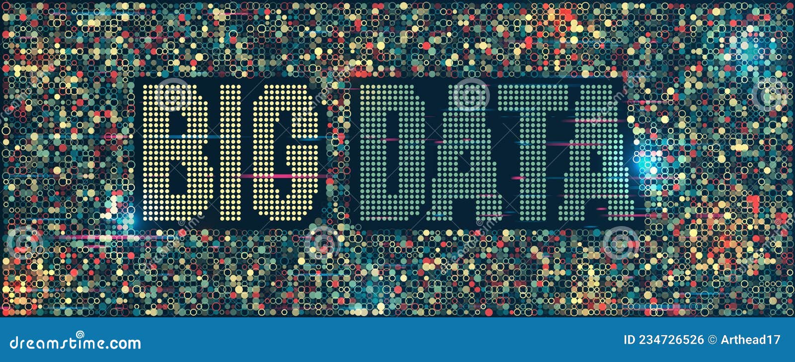 Filtering Machine Algorithms Wide Big Data Visualization Information Analytics Concept