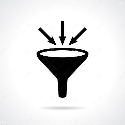 Filtering symbol stock vector. Illustration of filtered - 53780753