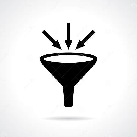 Filtering symbol stock vector. Illustration of filtered - 53780753