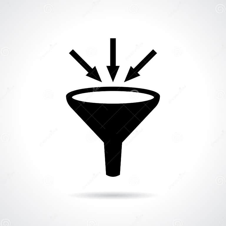 Filtering symbol stock vector. Illustration of filtered - 53780753