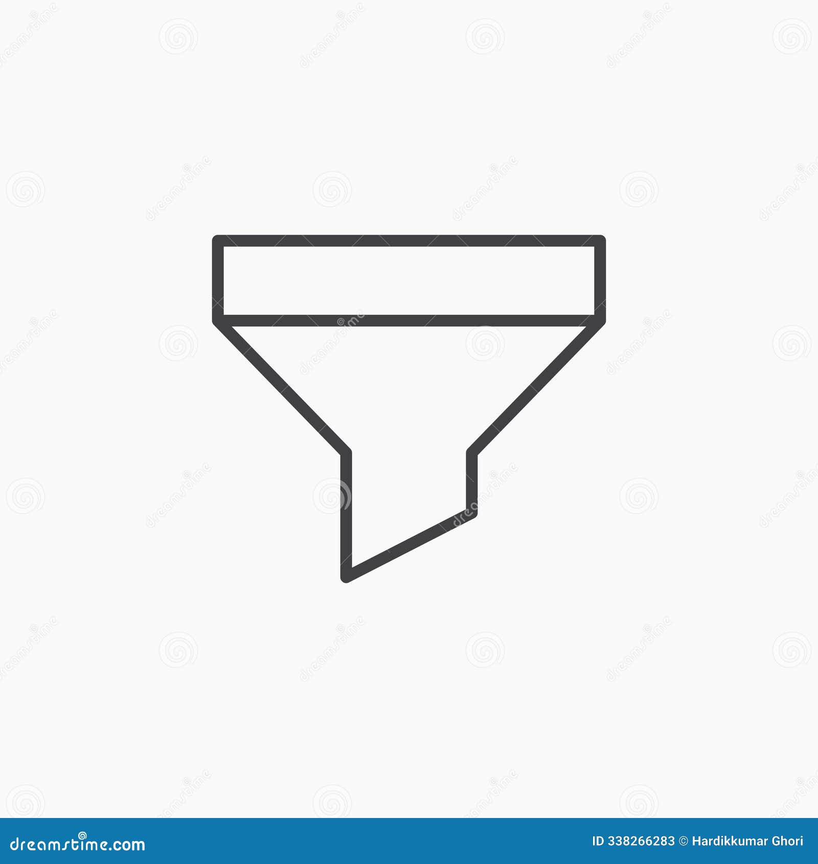 Filterline in Thin Line Black Color. Flat Simple Vector Symbols ...