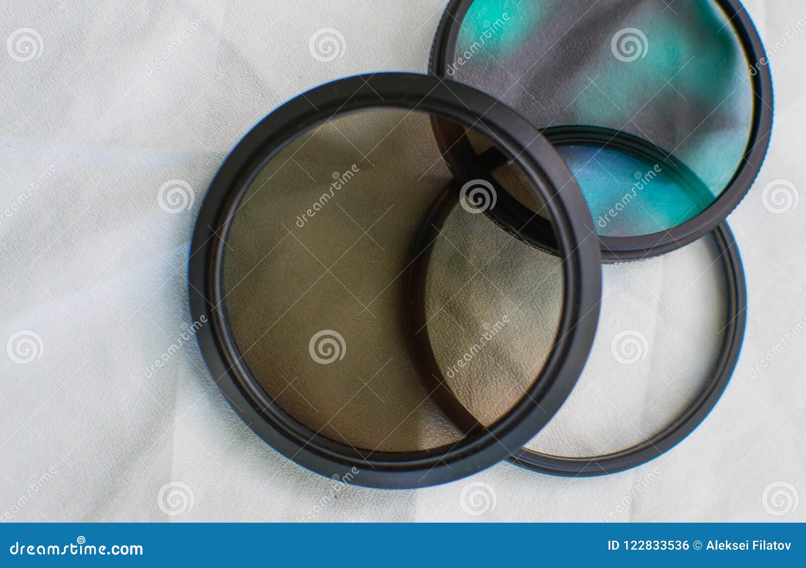 Light filters for camera stock photo. Image of blue - 122833536