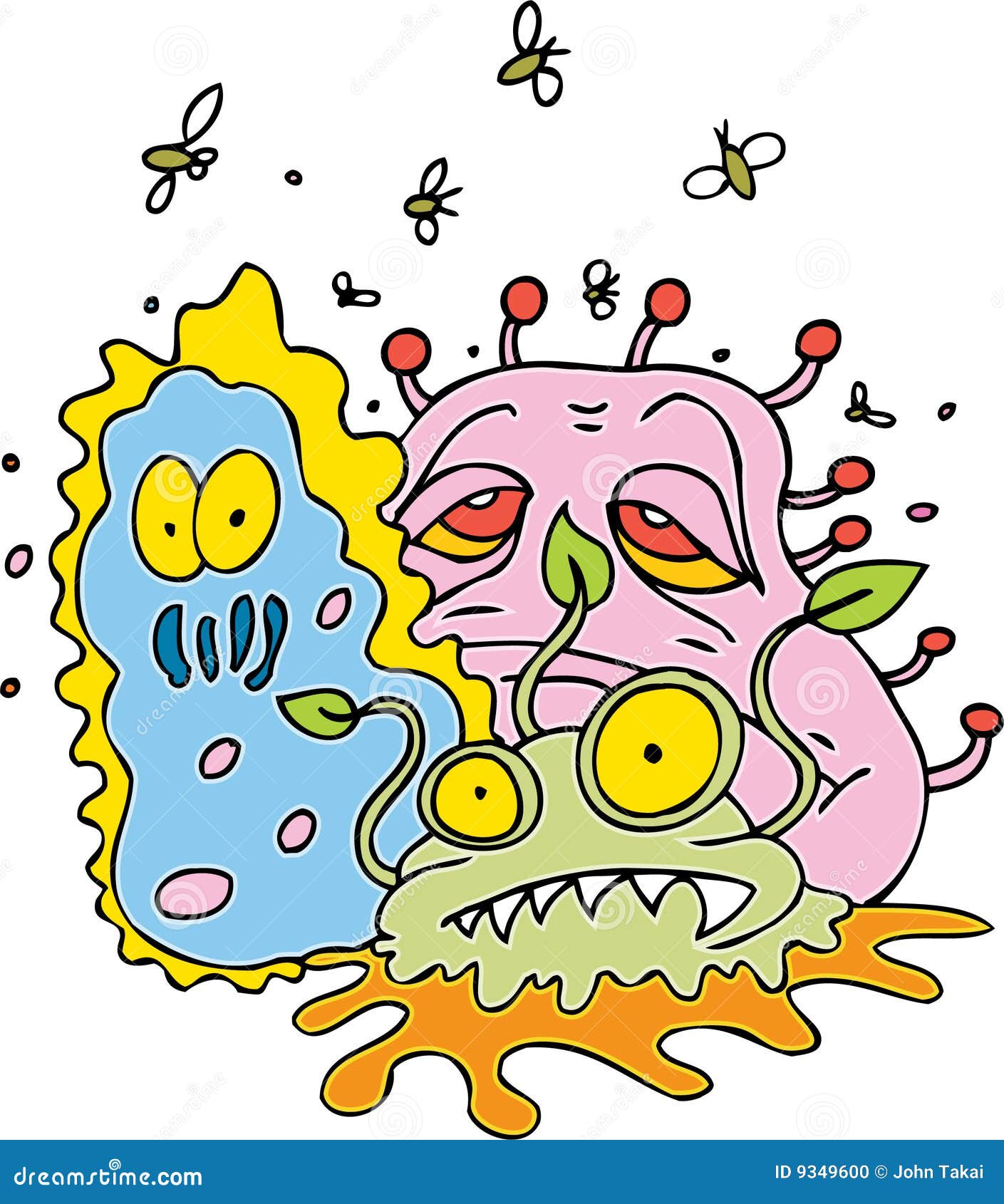 Filth stock vector. Illustration of garbage, germs, health - 9349600