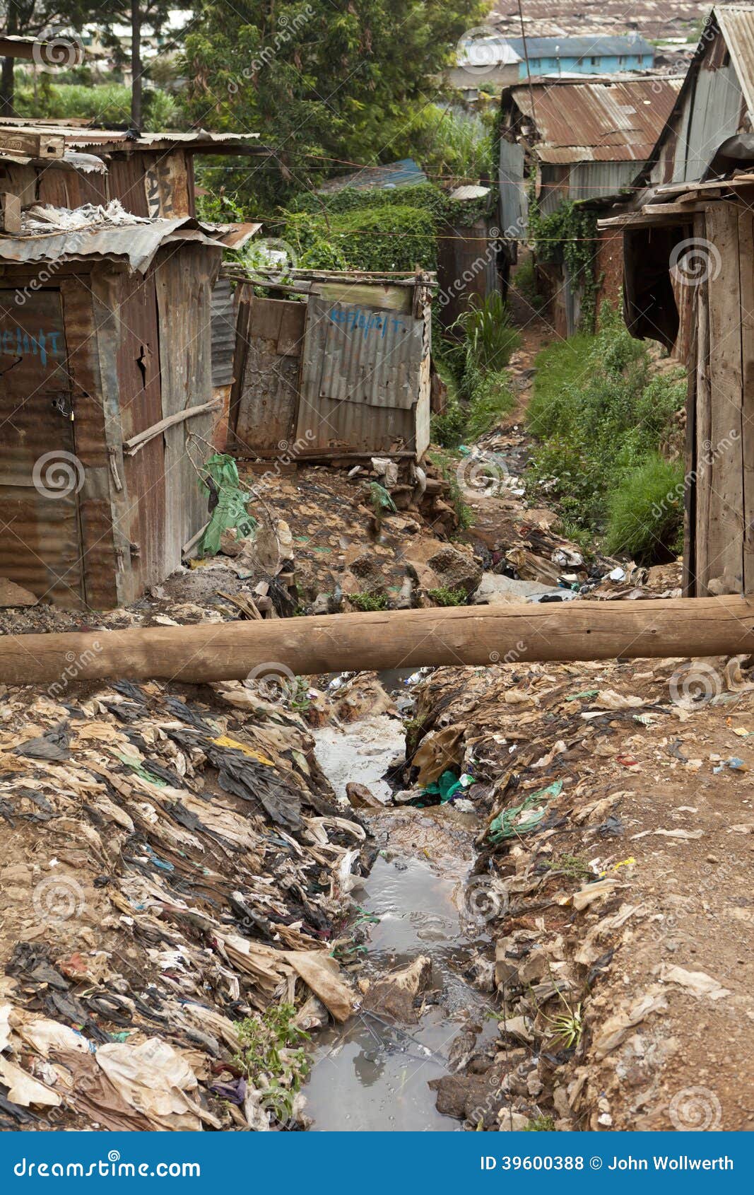 Filth and Sewage, Kibera Kenya Stock Photo - Image of dirt, shacks ...