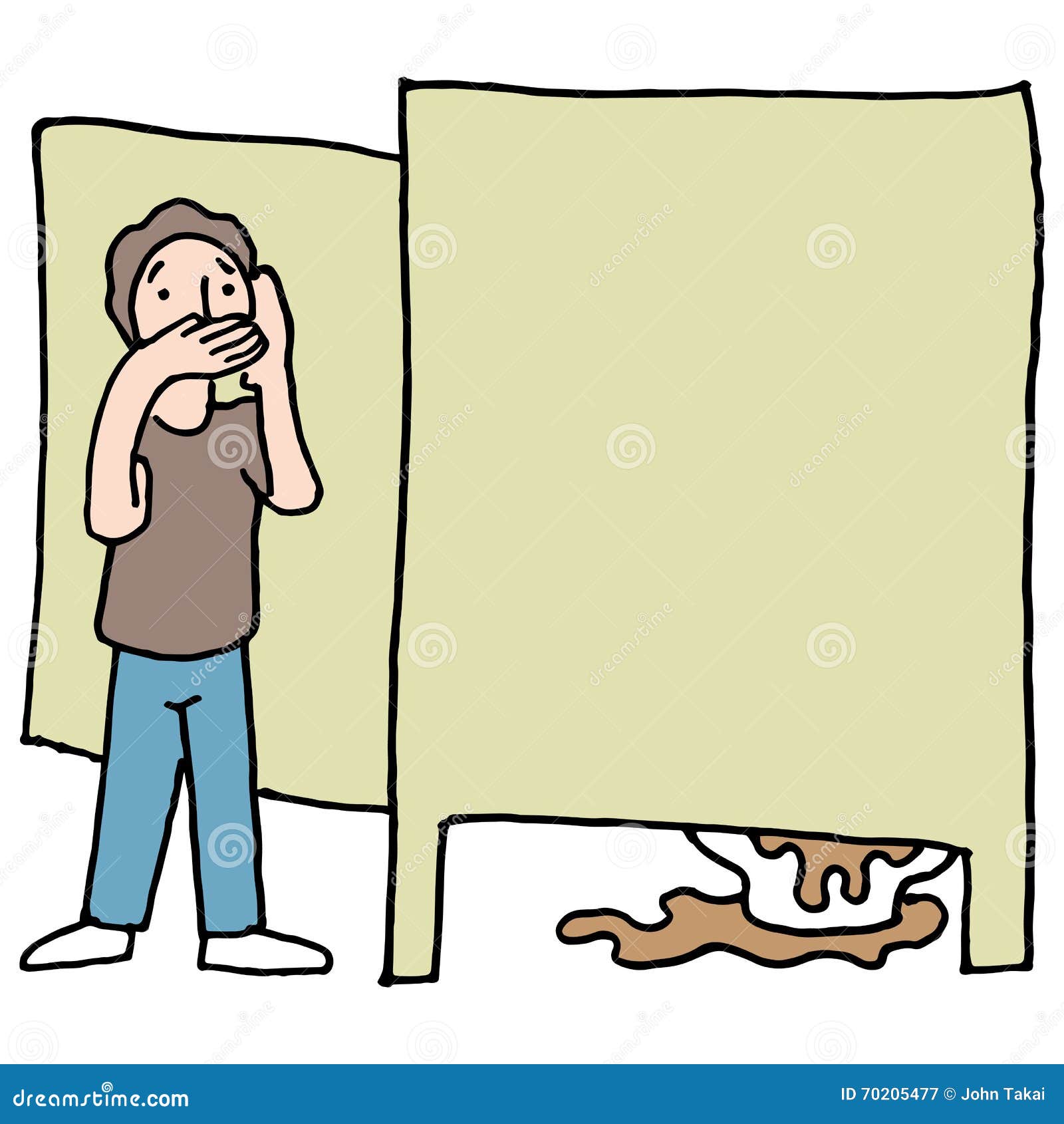 Filthy public restroom stock vector. Illustration of filthy - 70205477