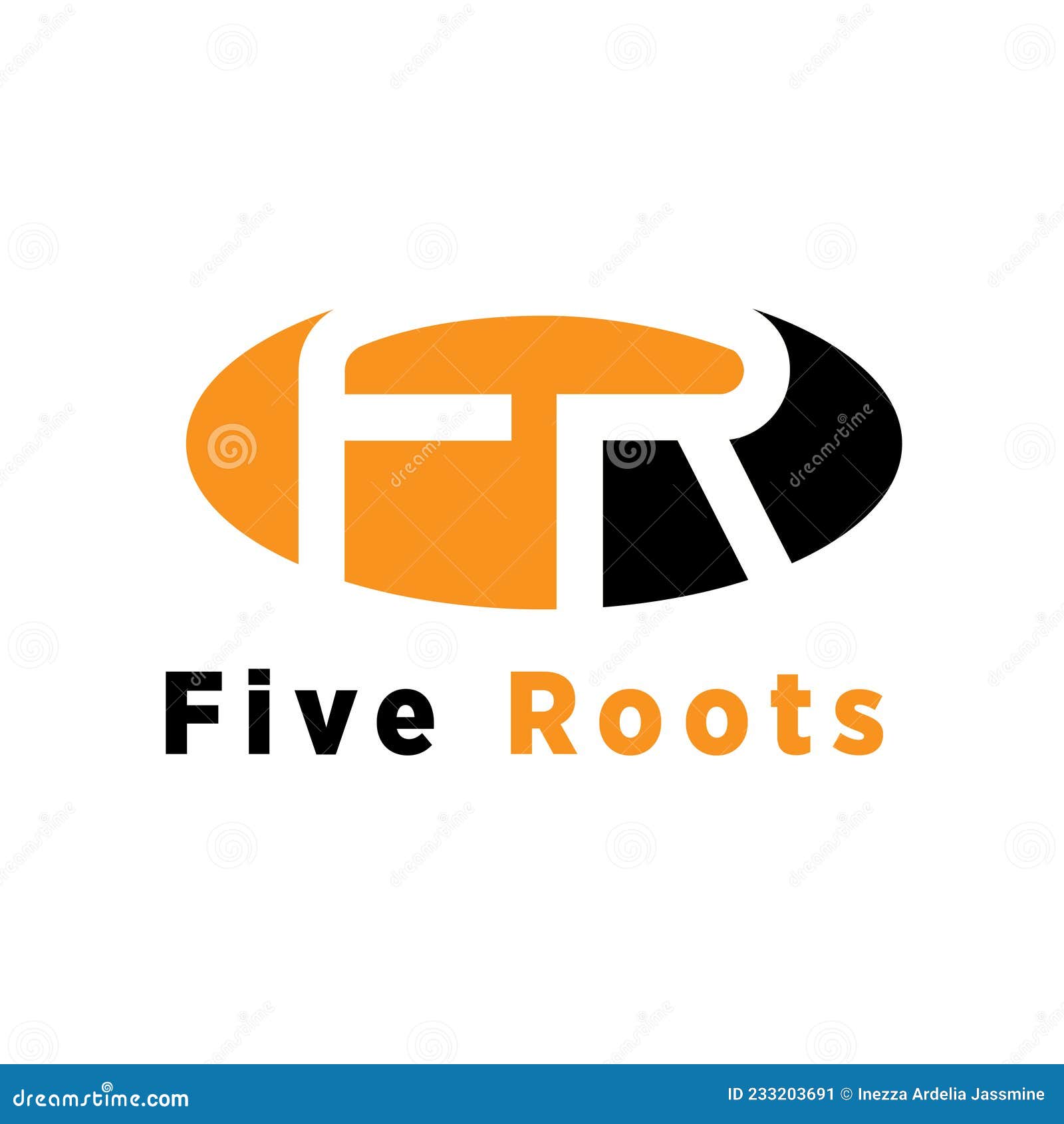 Illustration Vector Graphic of F R Logo Design Stock Vector ...