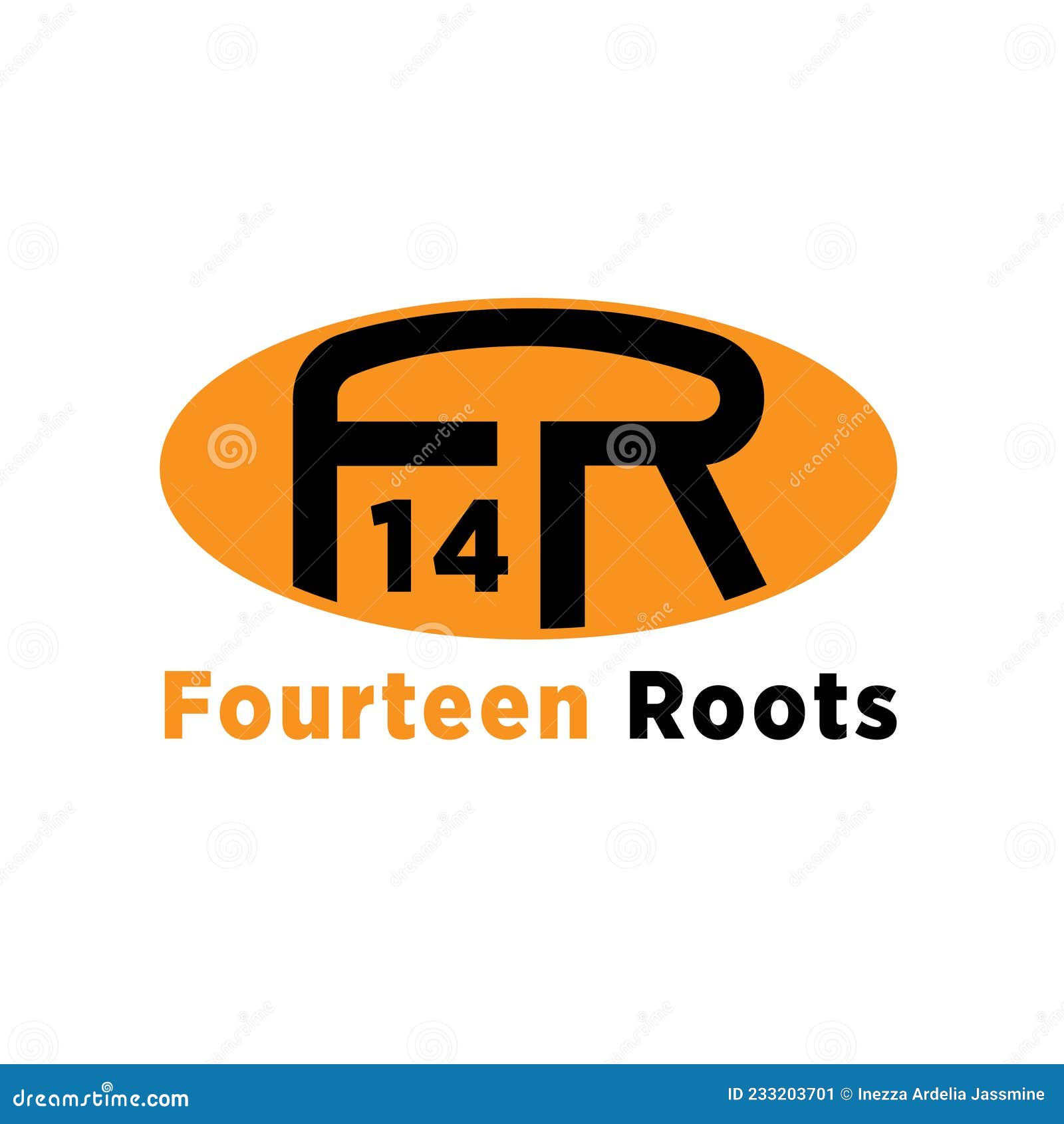 Illustration Vector Graphic of F R Logo Design Stock Vector ...