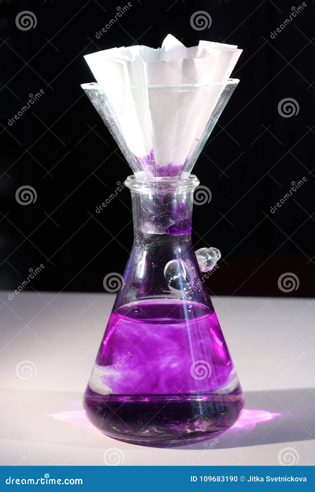Filtration stock photo. Image of liquid, funnel, demonstration - 109683190