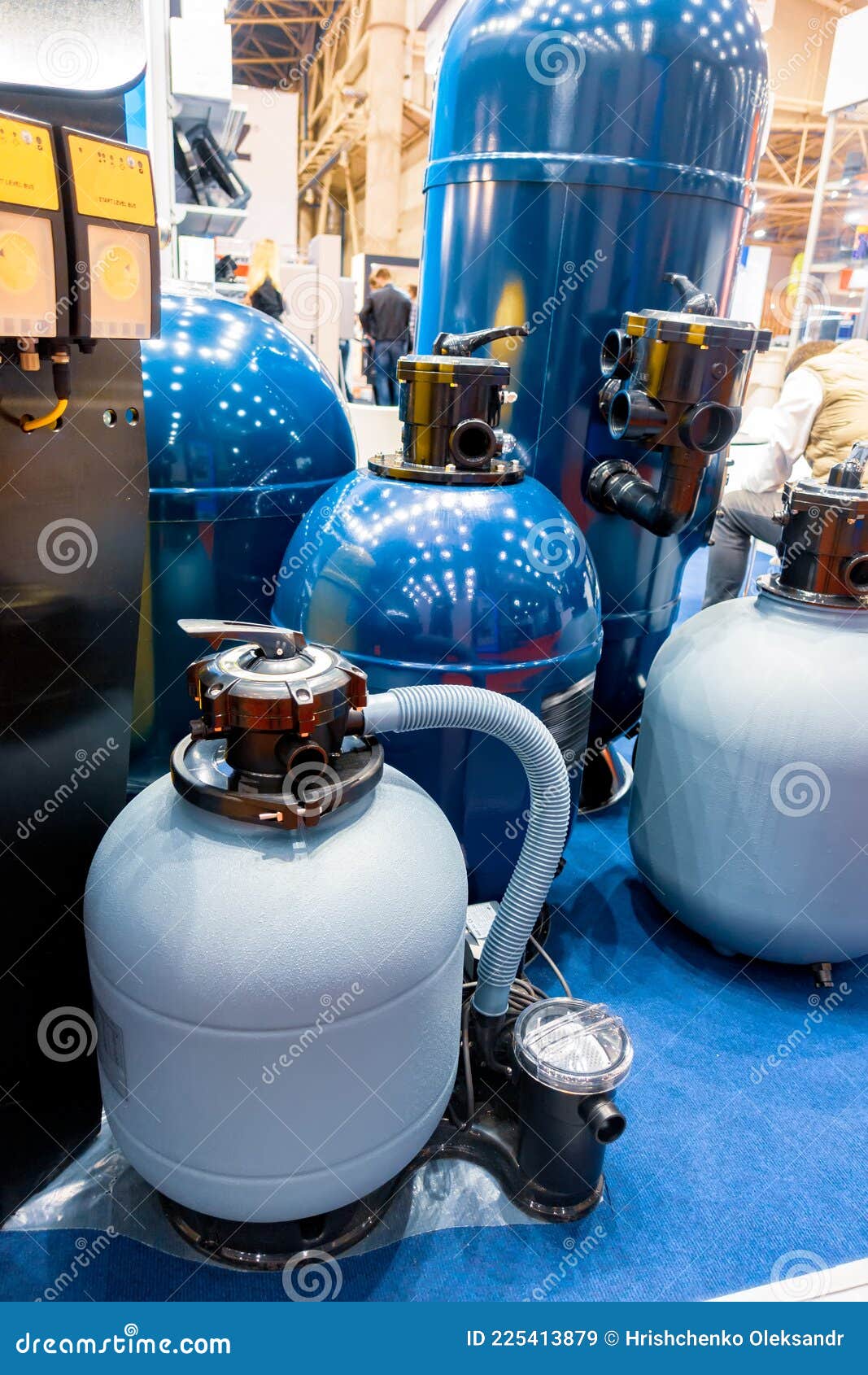 Filtration Unit. Filter for Private Pools Stock Image - Image of ...