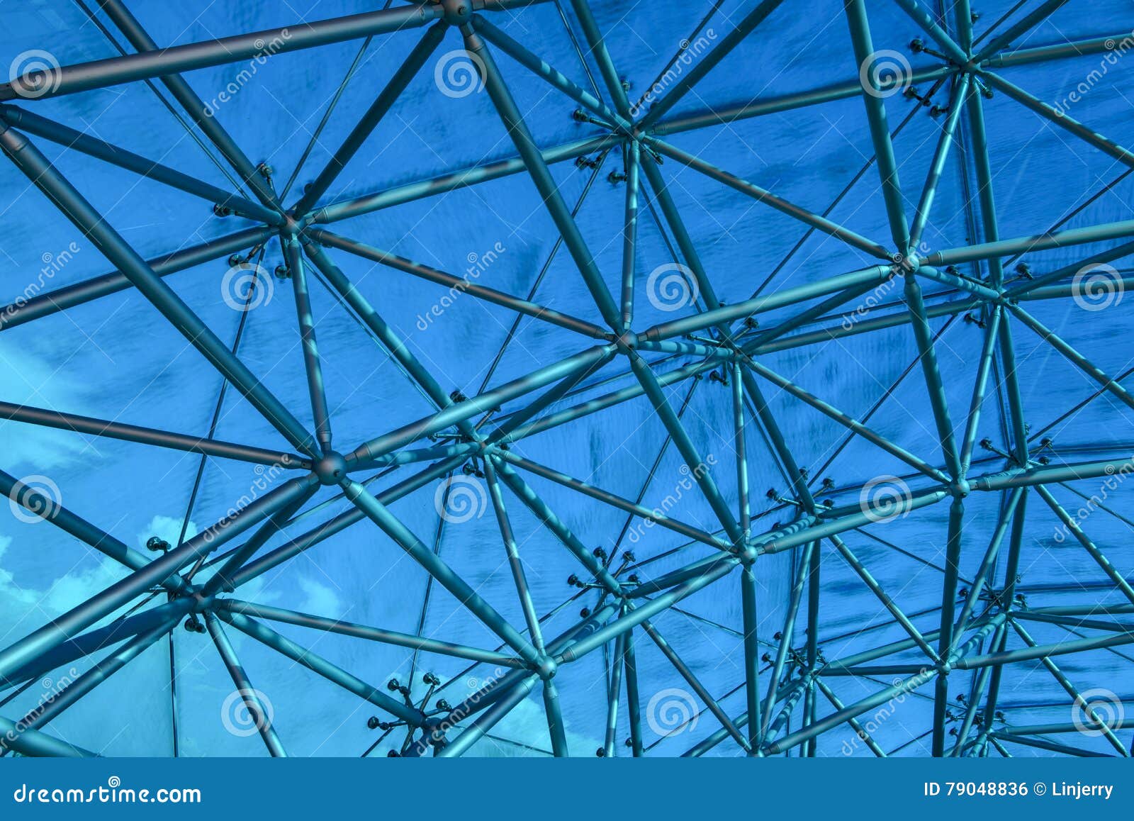 Fim Azul Textured Do Teto Acima Foto de Stock - Imagem de moderno ...