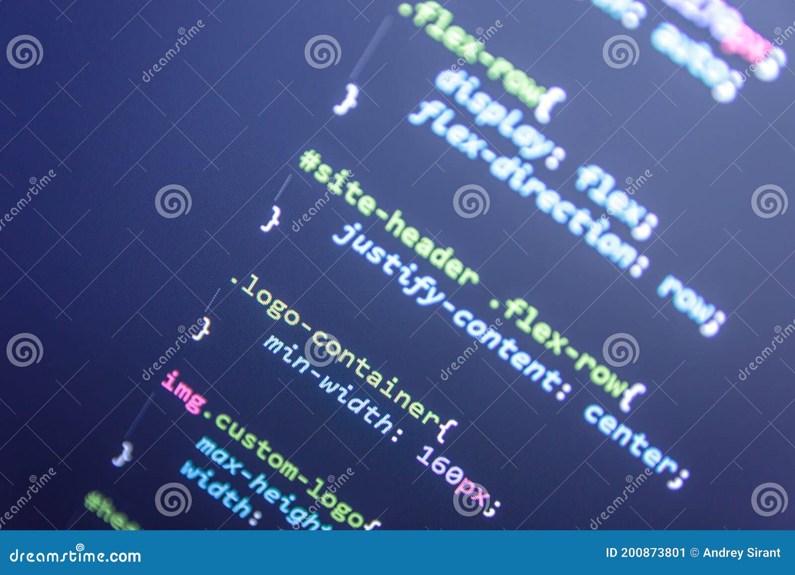 Fin De Code Du Thème Wordpress Image stock - Image du intrus, homepage ...