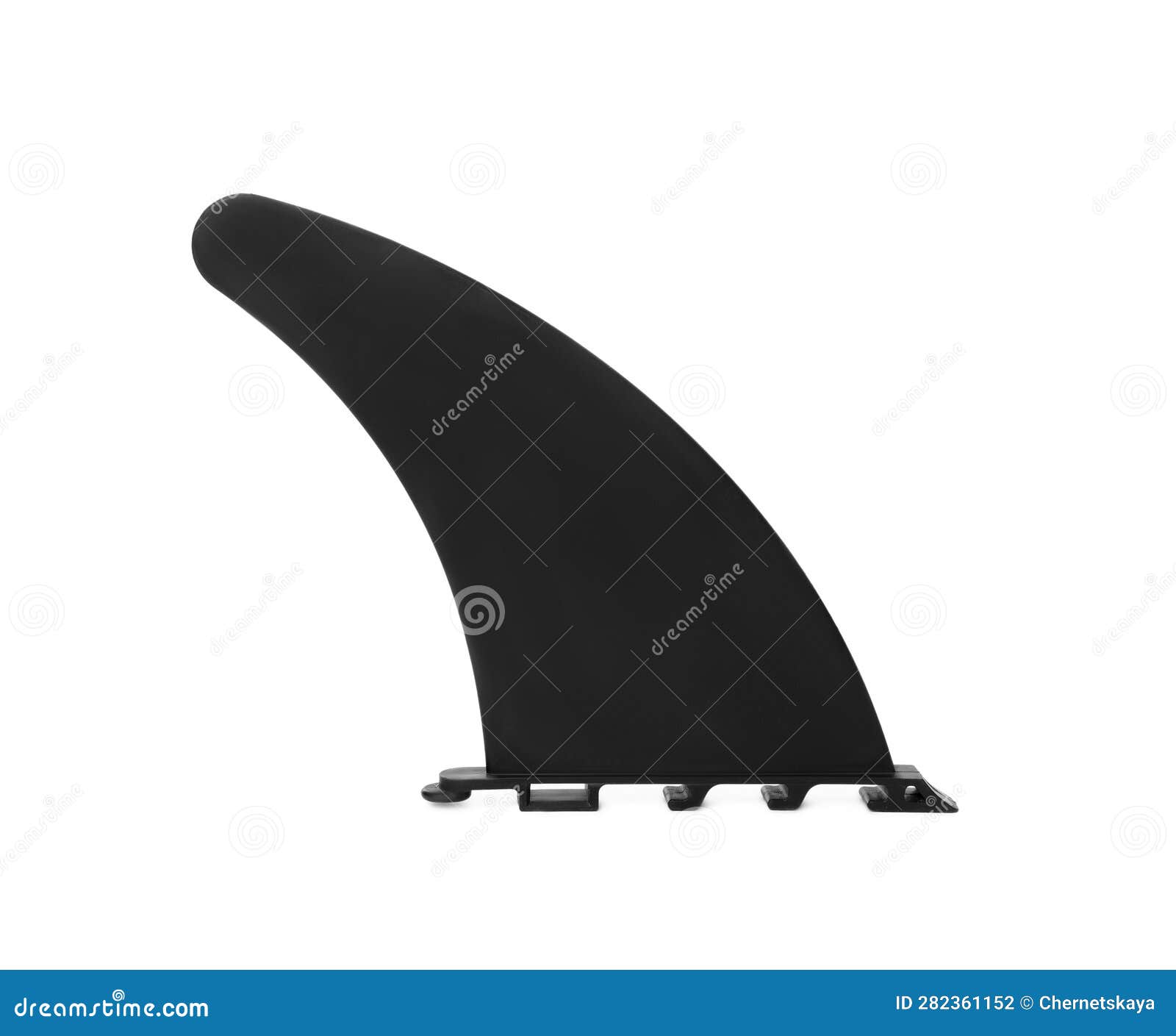 Fin for SUP Board Isolated on White. Water Sport Stock Photo - Image of ...