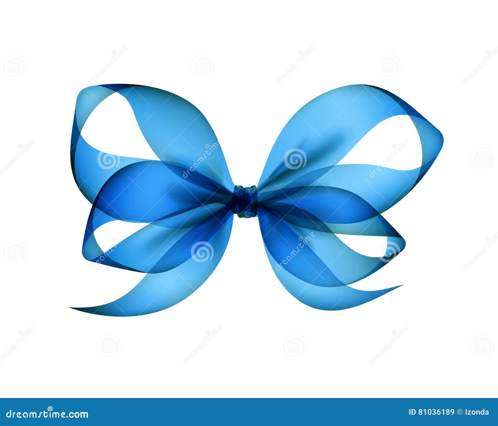 Fin Transparente Bleu-clair D'arc Sur Le Fond Illustration de Vecteur ...