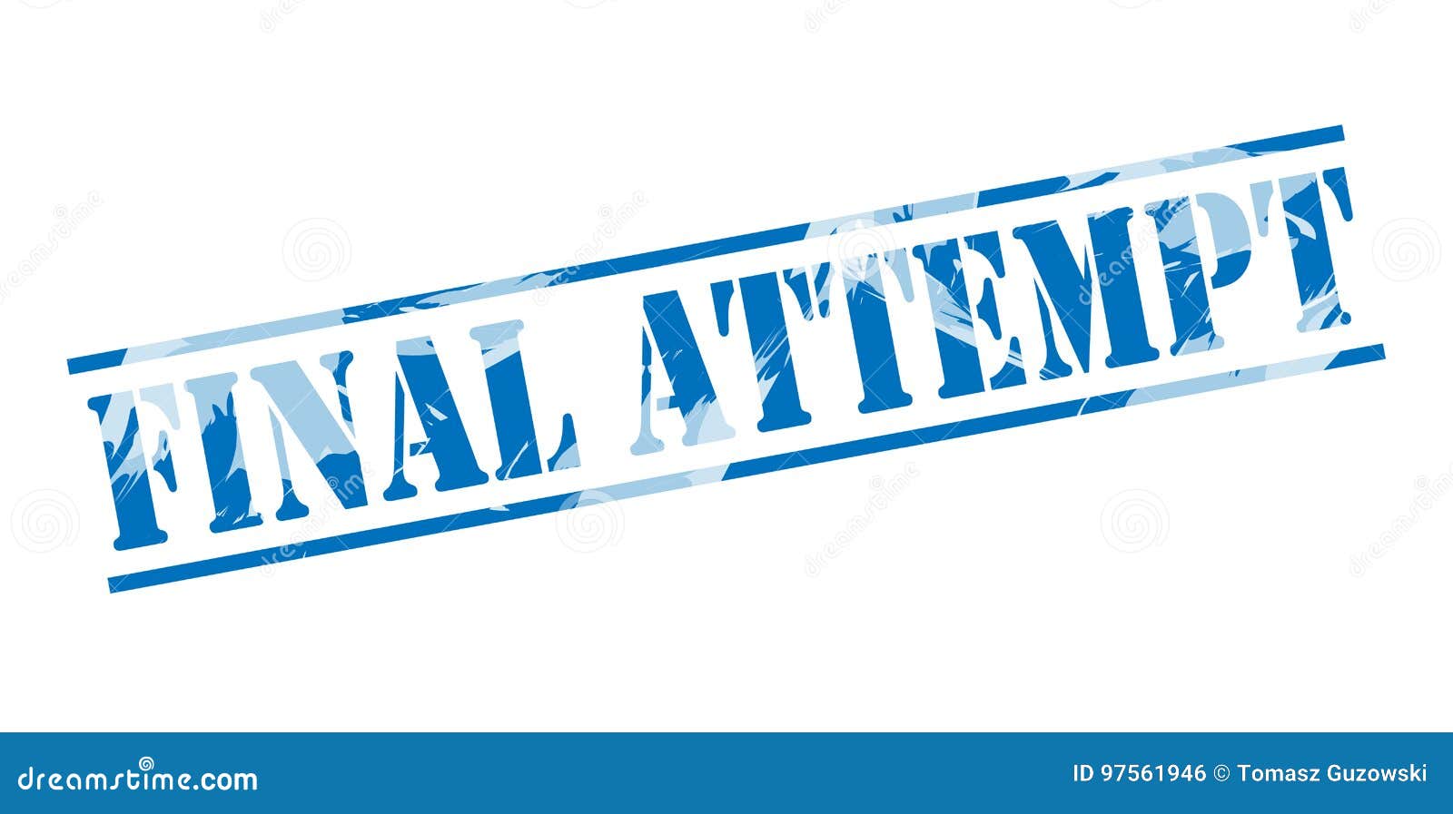 Final Attempt Rubber Stamp Vector Illustration | CartoonDealer.com ...