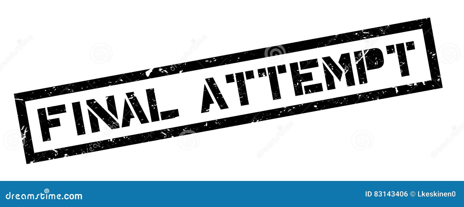 Final Attempt rubber stamp stock illustration. Illustration of ...
