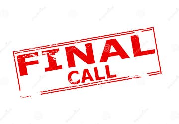 Final call stock illustration. Illustration of text, appeal - 92049887