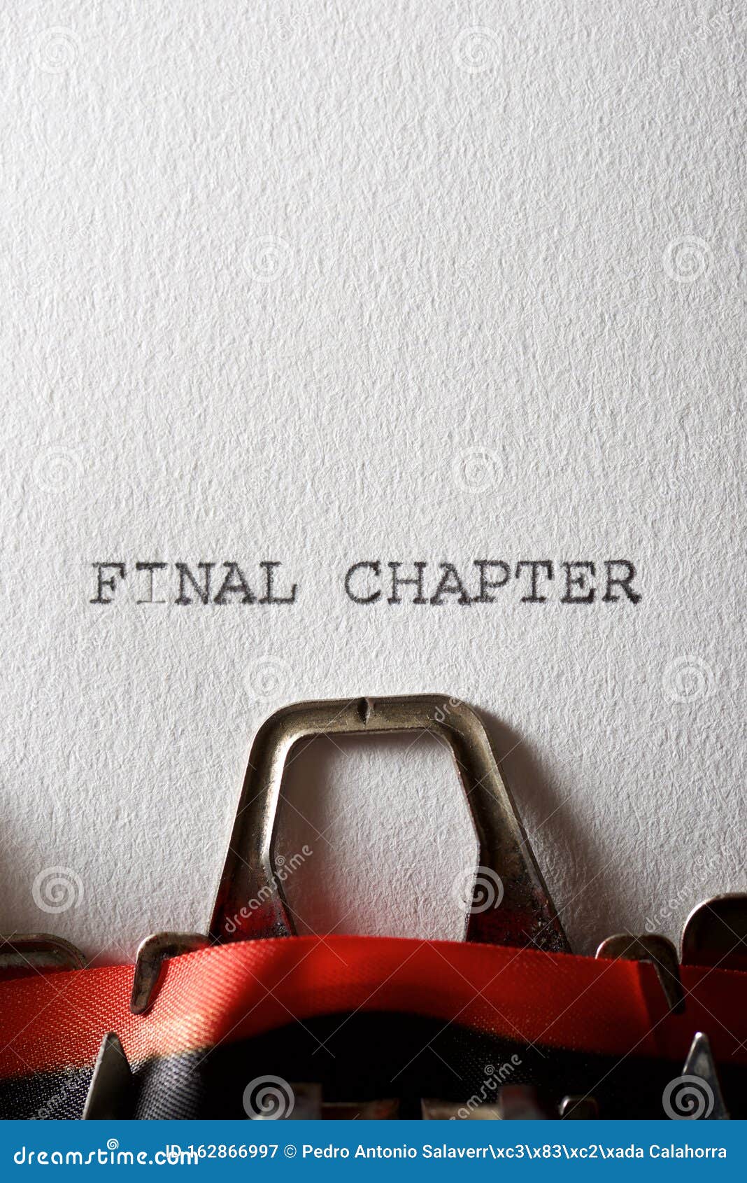 Final Chapter concept stock image. Image of journalist - 162866997