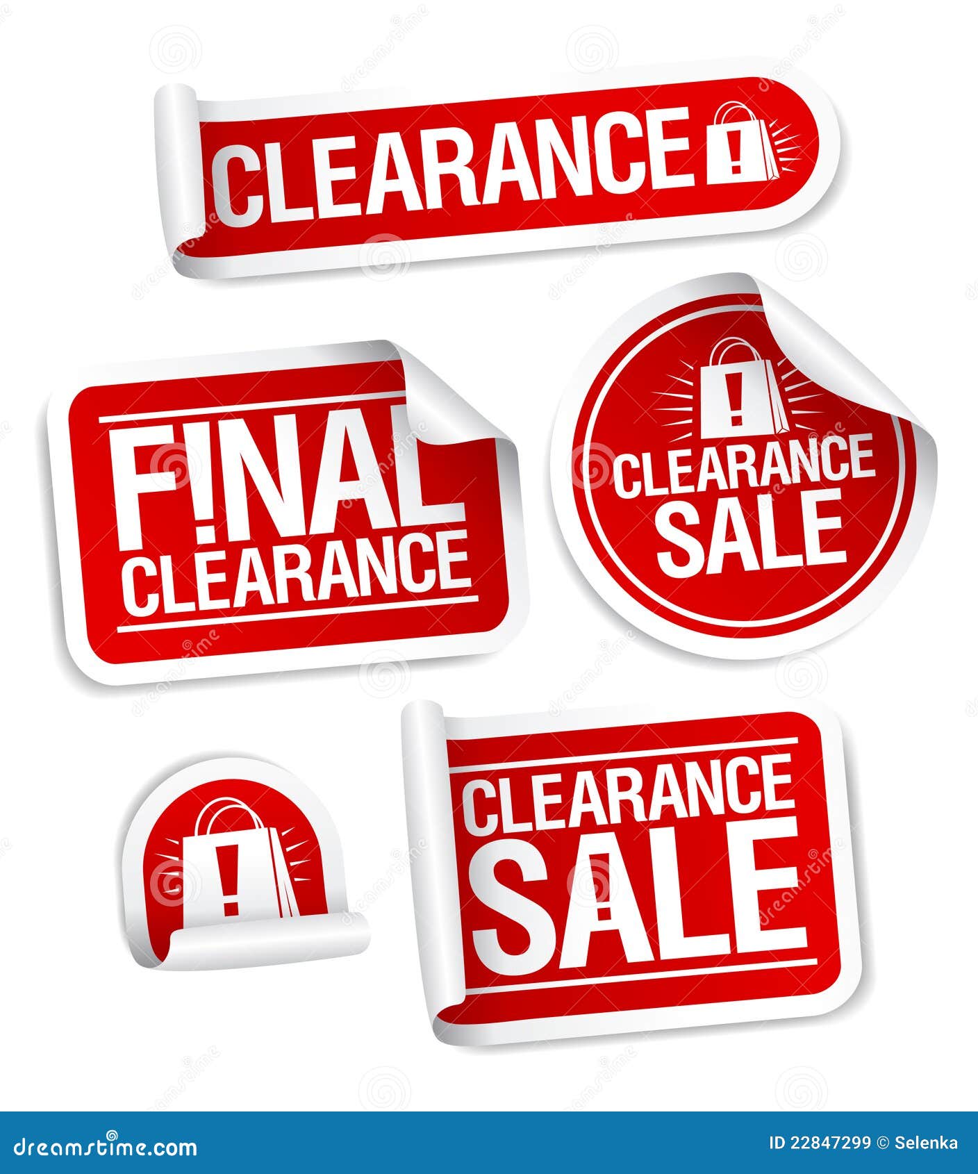 Clearance Sale Flyer, Poster Or Banner Design. Royalty-Free Cartoon ...