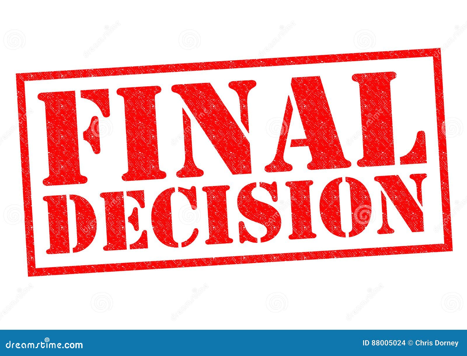 The Final Decision Verdict Or Judgment Royalty-Free Stock Image ...