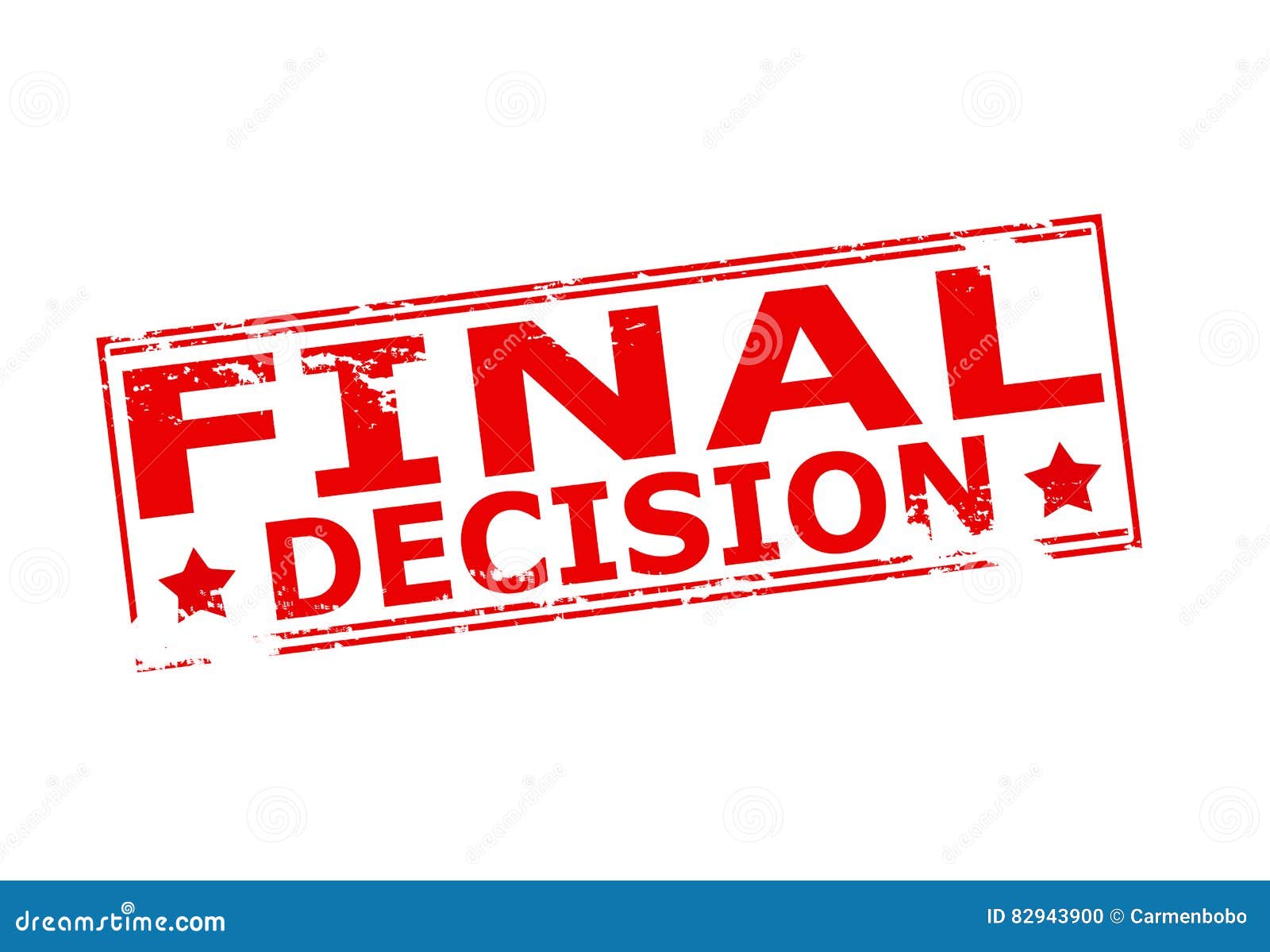 Final decision stock illustration. Illustration of rubber - 82943900