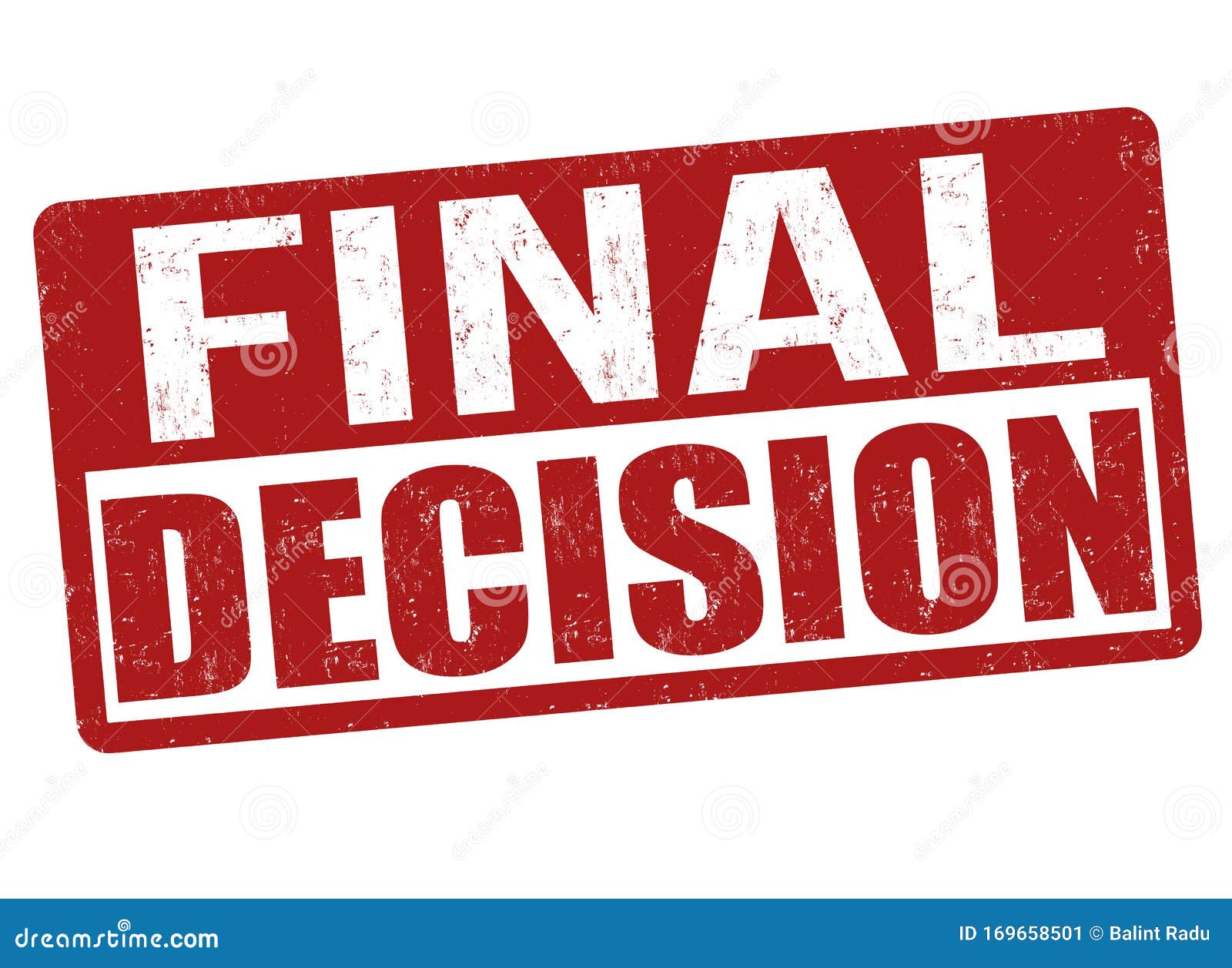 The Final Decision Verdict Or Judgment Royalty-Free Stock Image ...