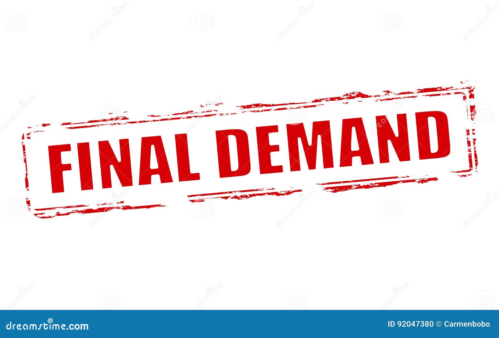 Final Demand Rubber Stamp Vector Illustration | CartoonDealer.com #82588552